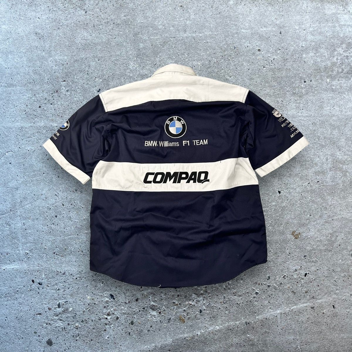 Bmw × Vintage Bmw mpower formula 1 f1 west Marlboro short sleeve shirt ...