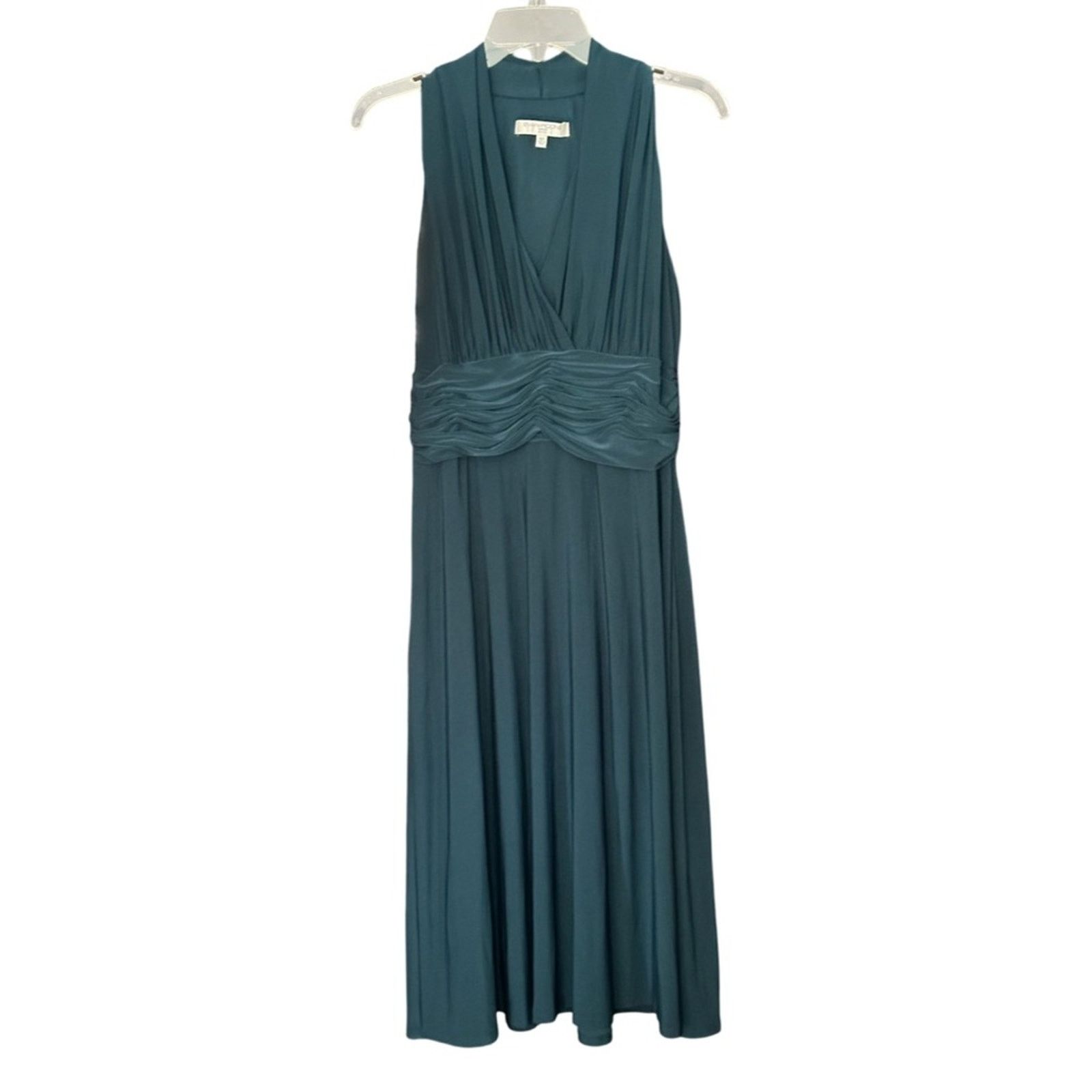 Evan Picone Evan Picone Marilyn Halter Dress In Deep Green | Grailed