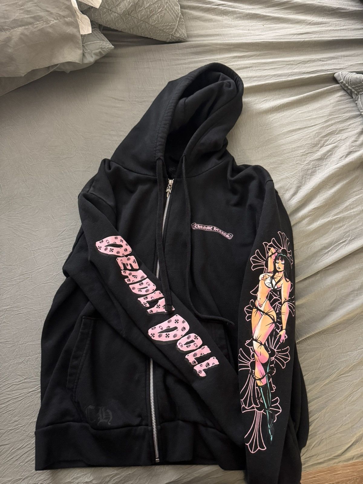 Chrome Hearts Chrome Hearts deadly doll hoodie. | Grailed