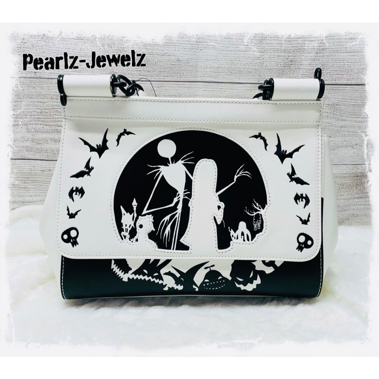 Disney Loungefly NBC Nightmare Before Christmas Silhouette Handbag ...