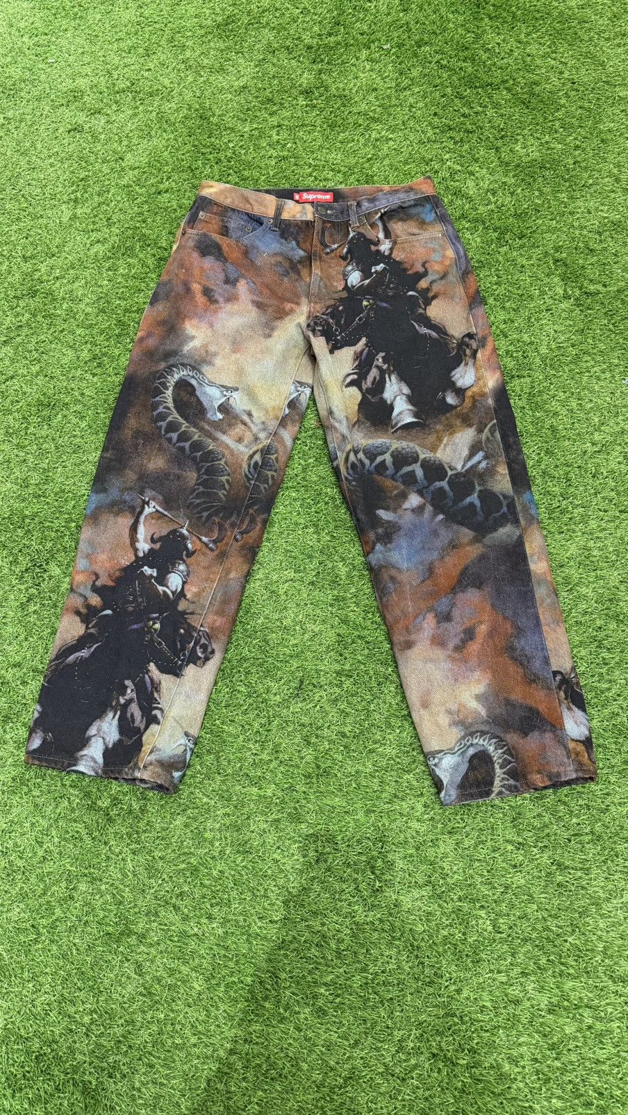 Supreme Supreme Frank Frazetta Denim Jeans | Grailed