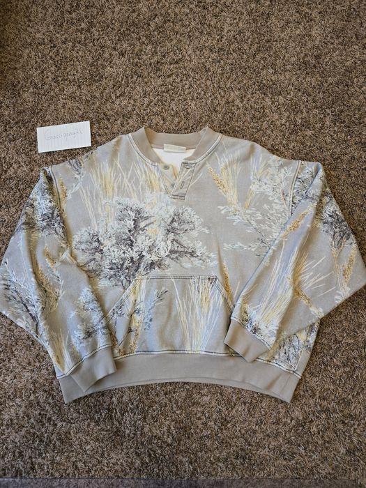 Fear of God Fear of God Prairie Ghost Camo Henley 6th Collection | Grailed