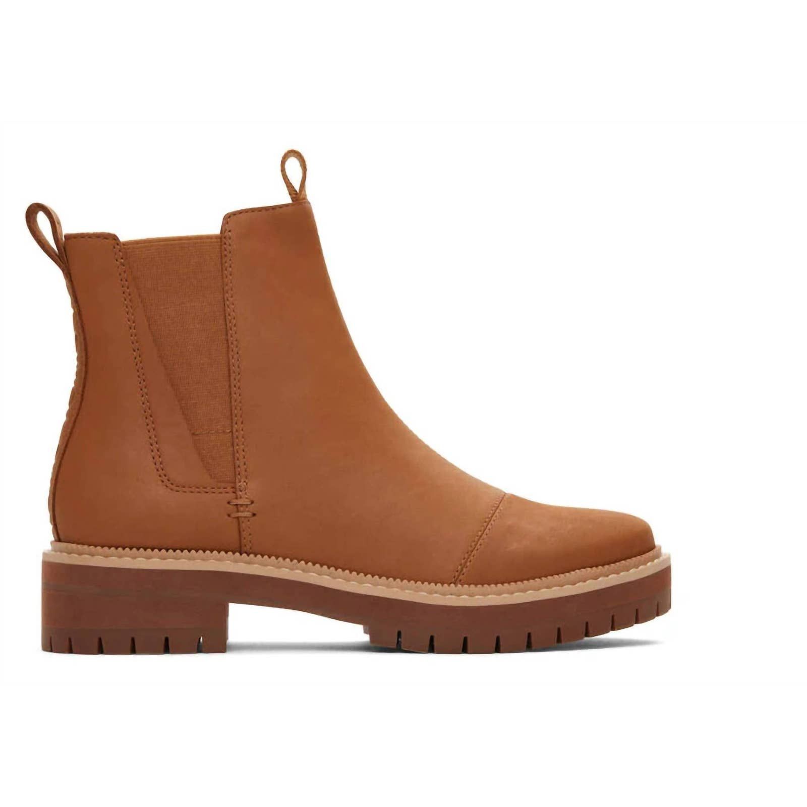 Toms TOMS Dakota Boots In Tan Leather | Grailed