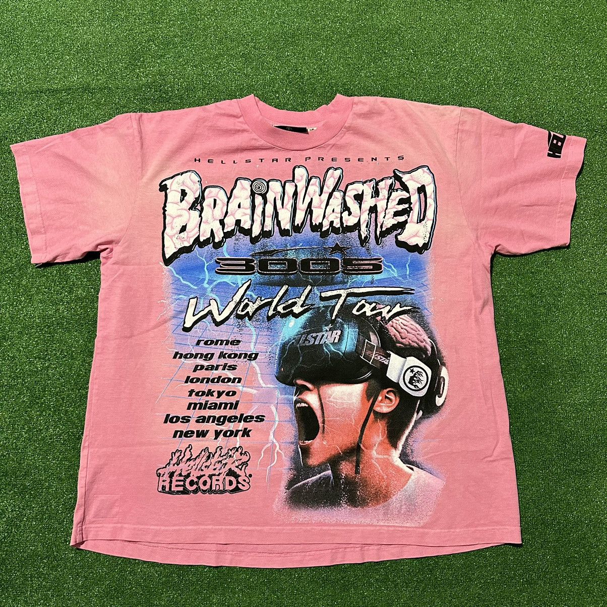 HELLSTAR Hellstar brainwashed world tour tee | Grailed