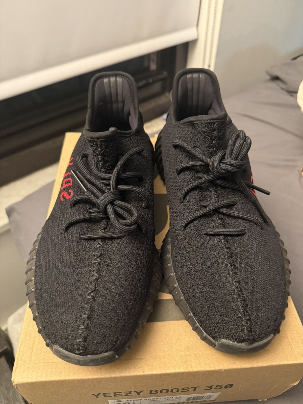 Yeezy Adidas yeezy boost V2 Bred 350 Sz 10.5 | Grailed