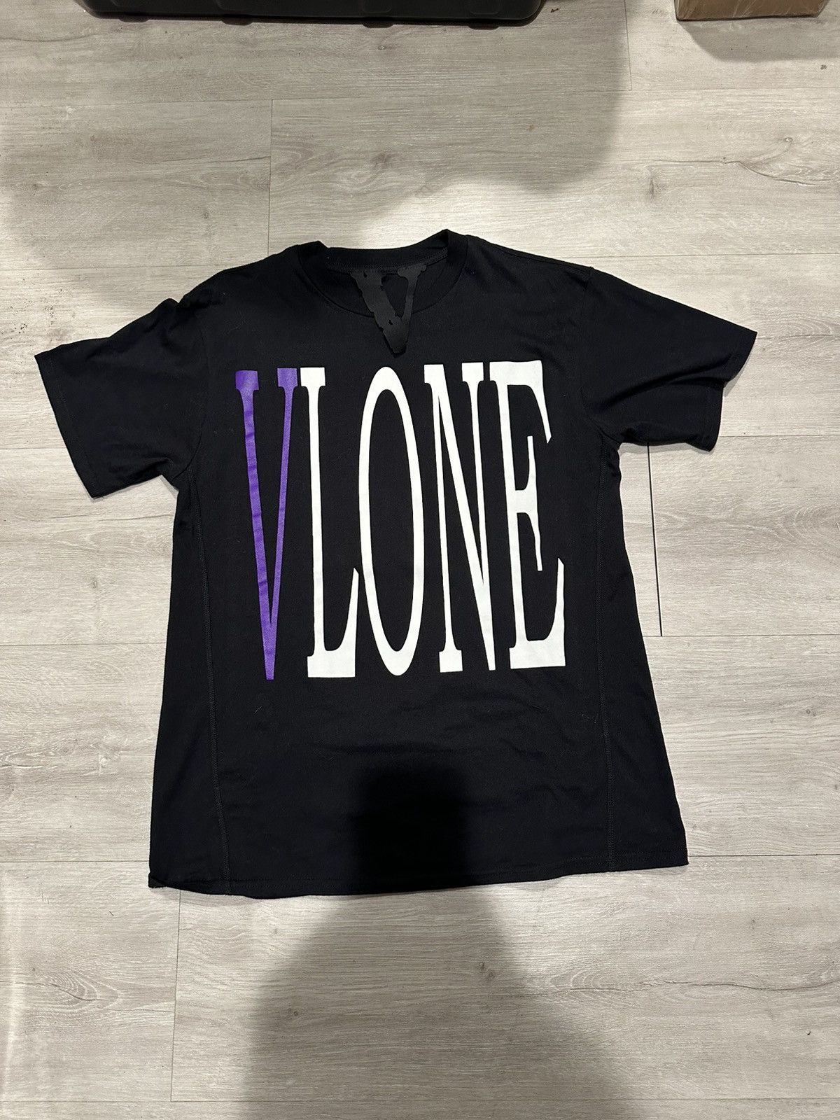 Vlone Rare OG Vlone Shirt black and Purple Size M | Grailed
