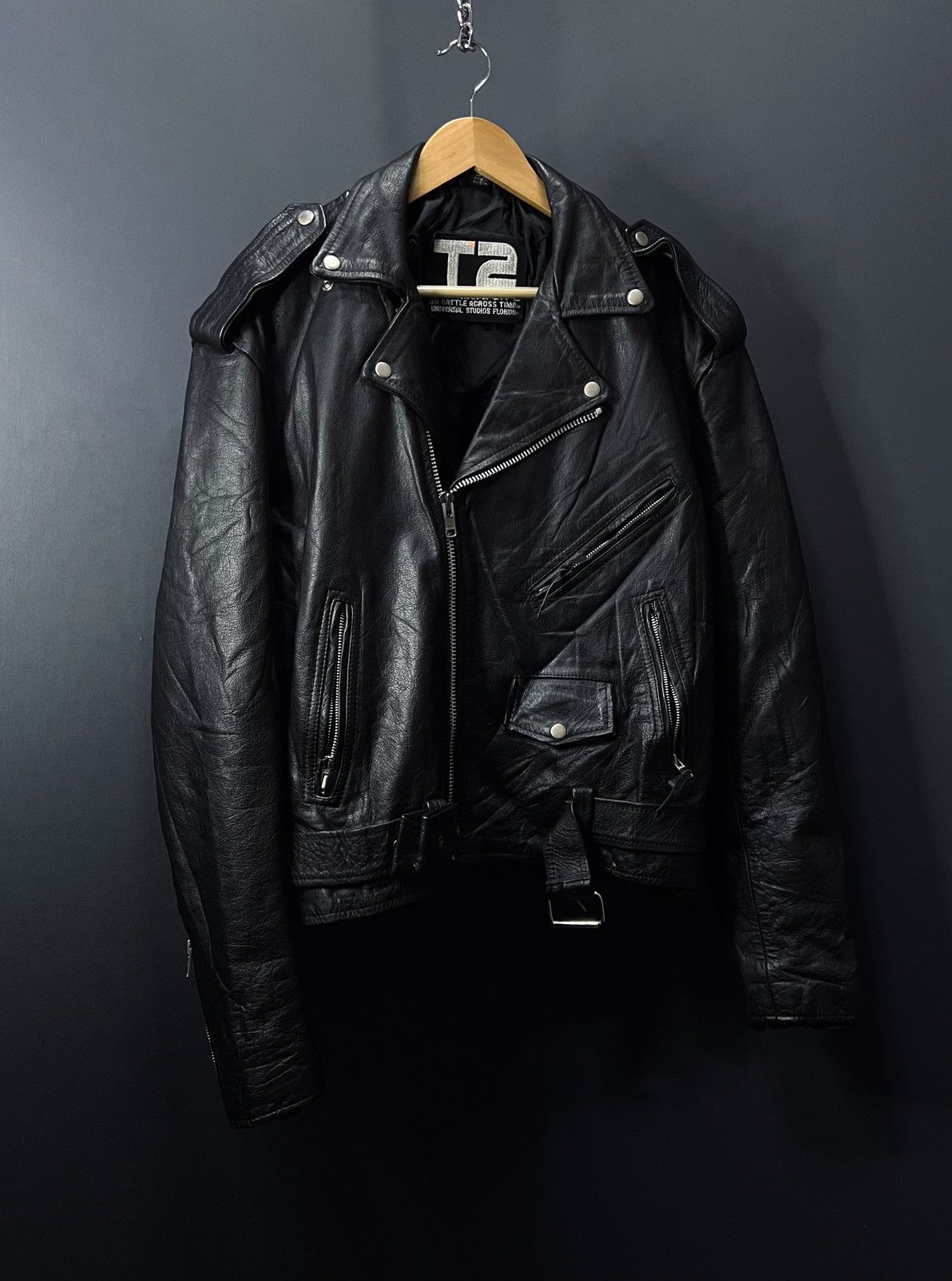 Designer × Leather Jacket × Vintage LEATHER JACKET TERMINATOR “ T2 ...
