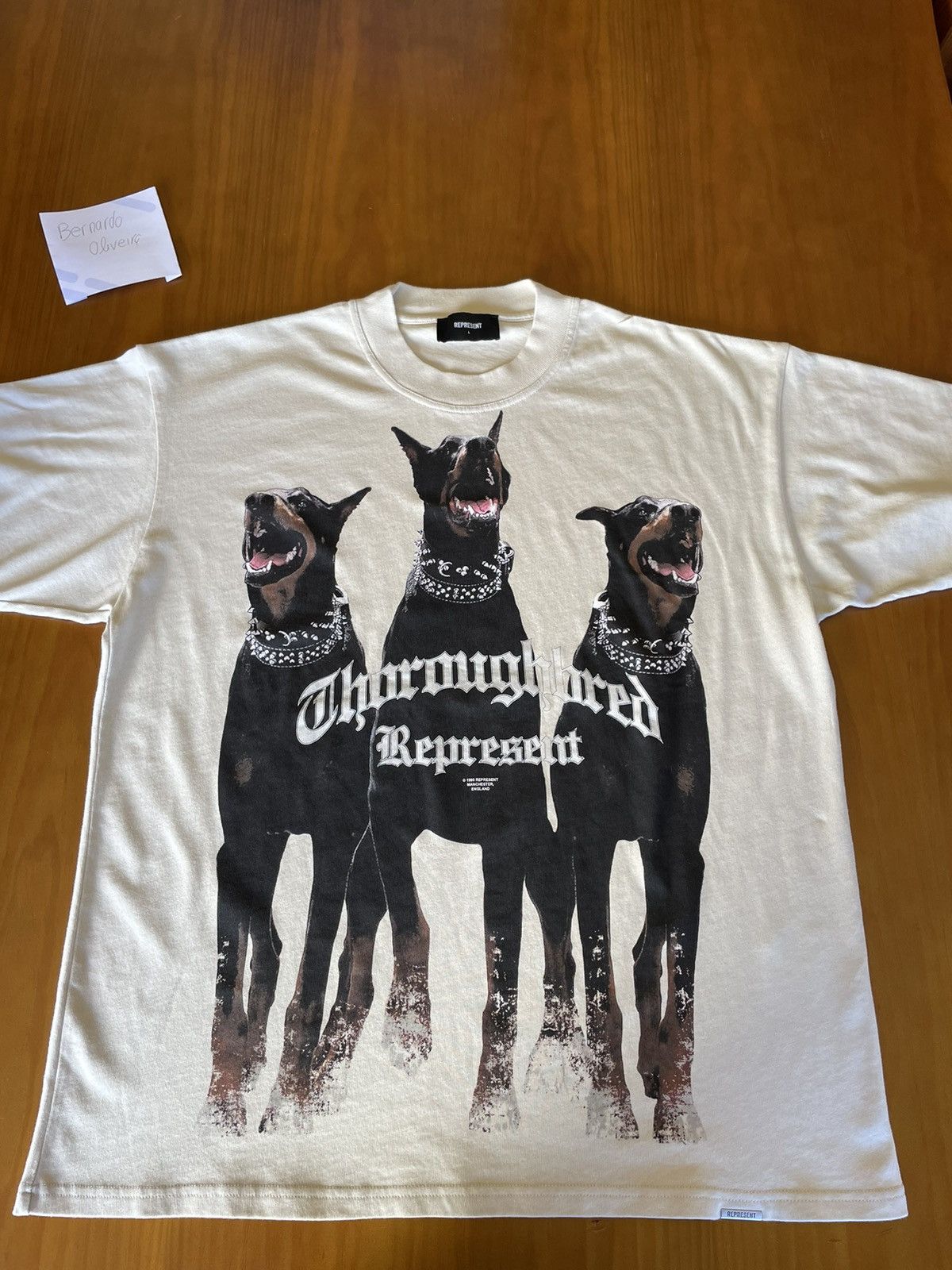 Represent Clo. Represent Doberman T shirt Size Large | Grailed