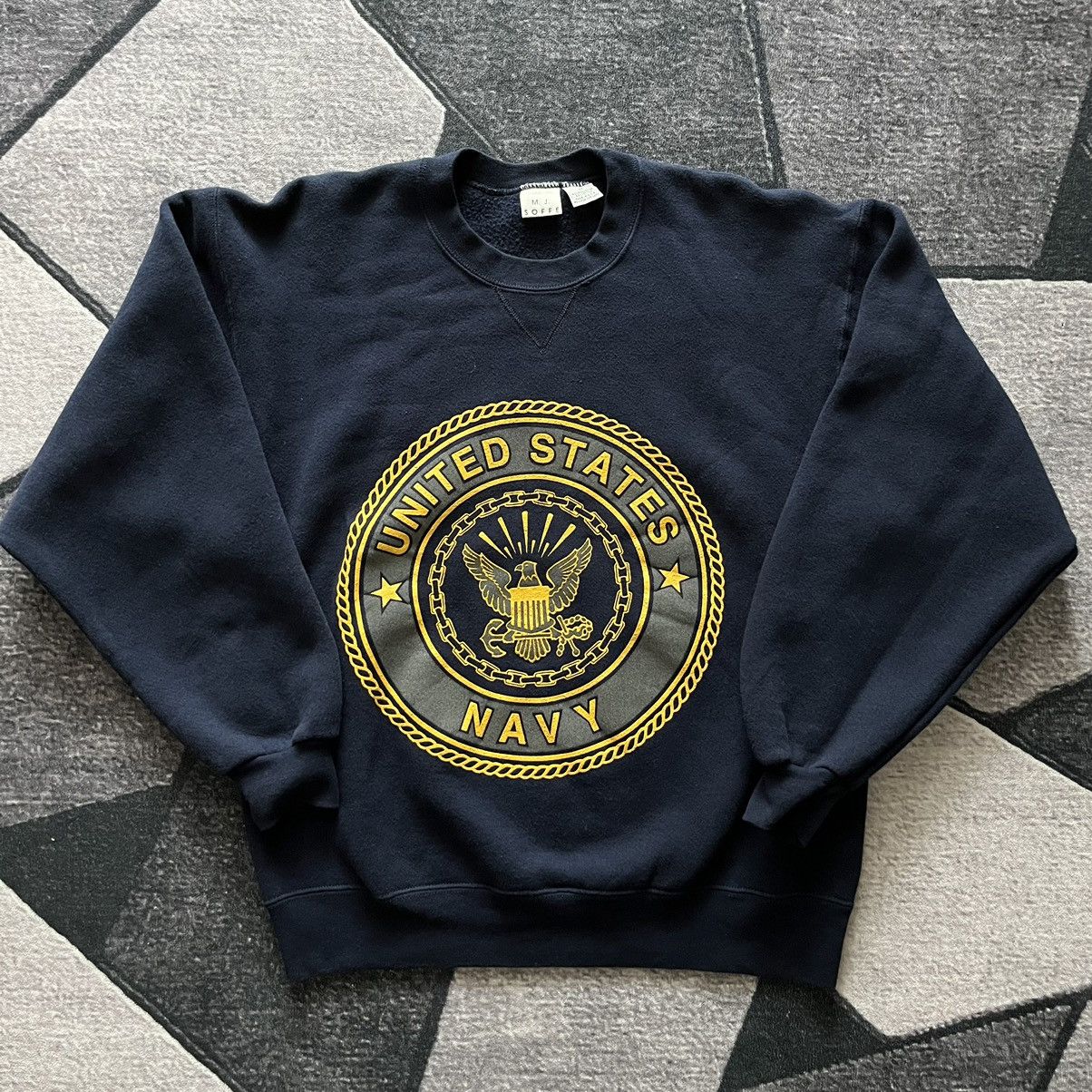Usmc × Vintage Us navy sweatshirt | Grailed