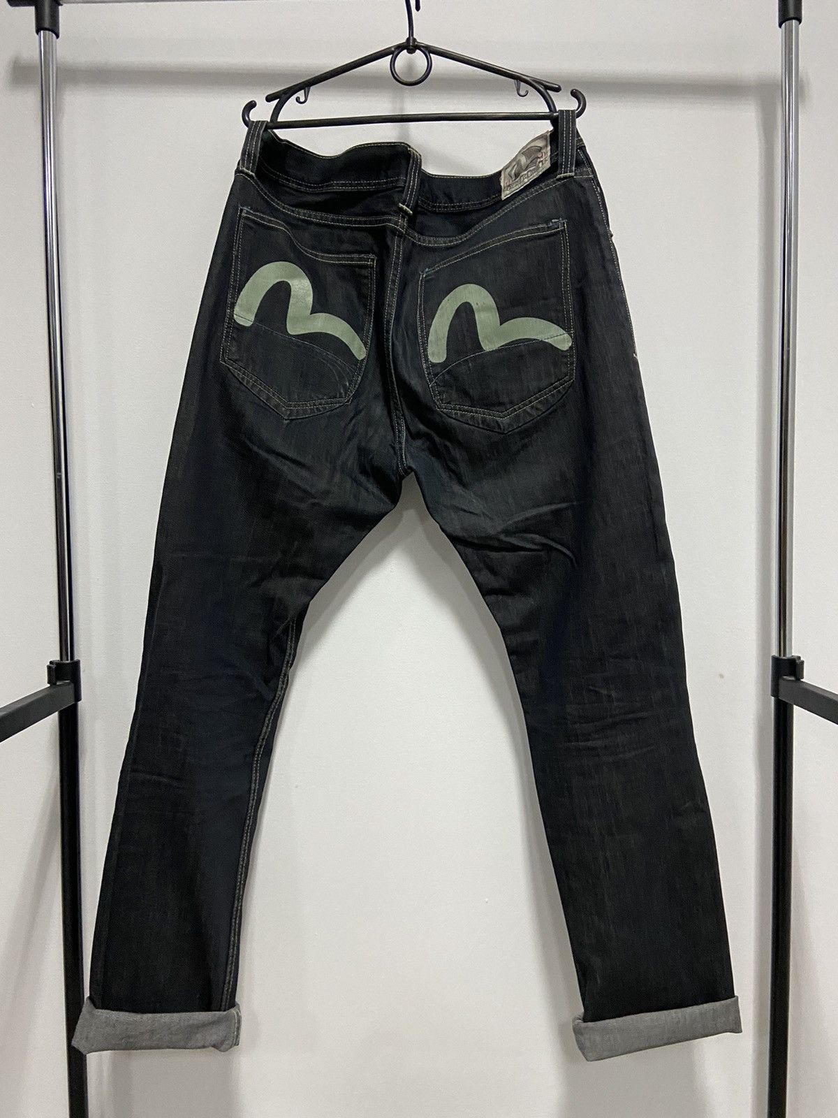 Evisu × Puma × Vintage Evisu x Puma jeans Seagull logo Vintage Selvedge | Grailed