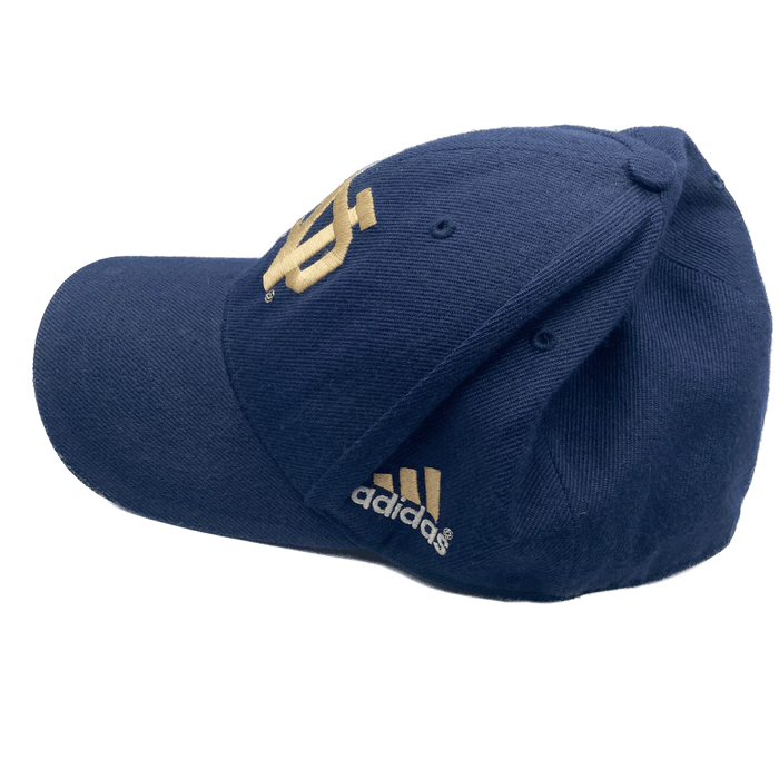 Adidas Notre Dame 2000s Fitted Hat w/Helmet Back | Grailed