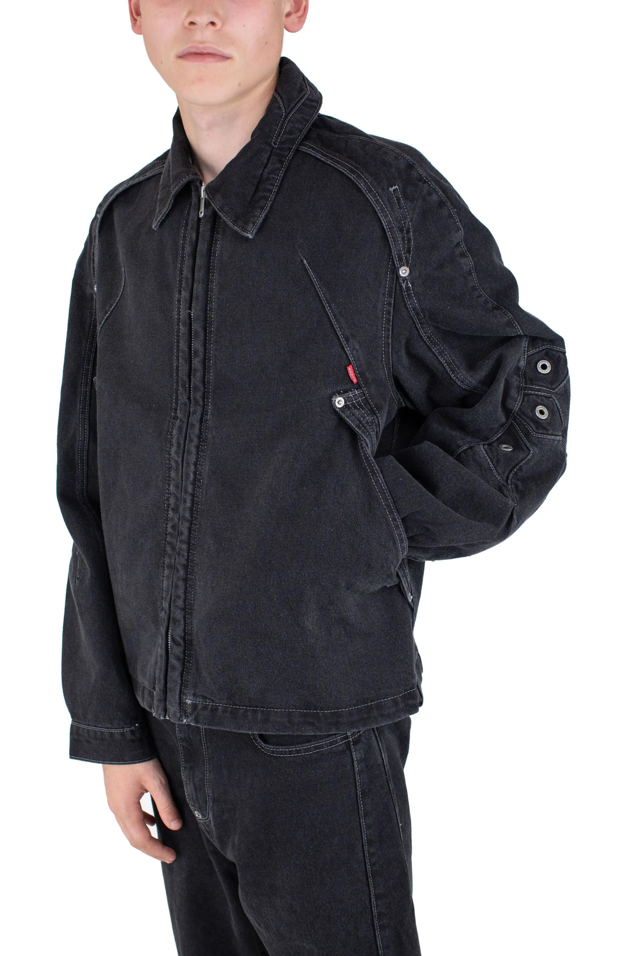 Levi's Kiko Kostadinov Levi's Articulate Darted Jacket Black Denim ...