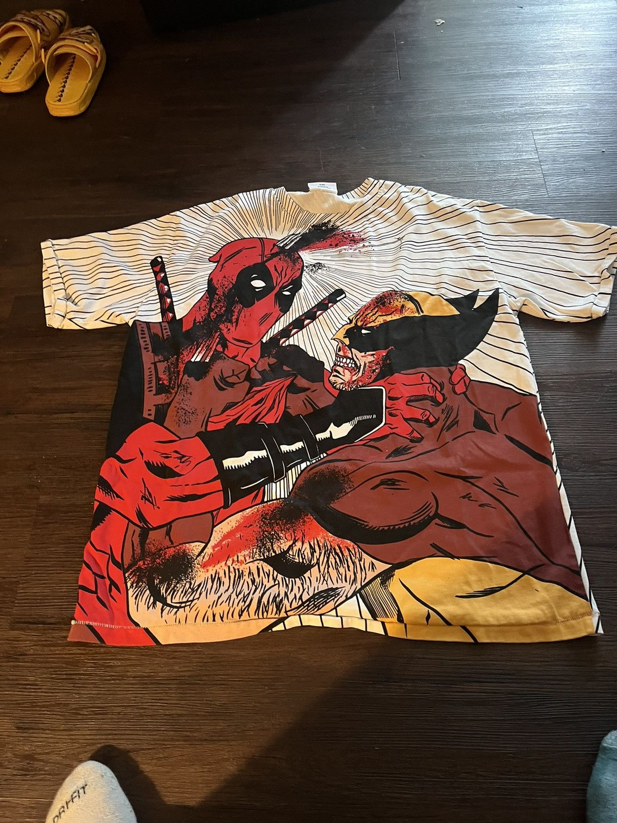 Vintage Deadpool/wolverine Aop boot | Grailed