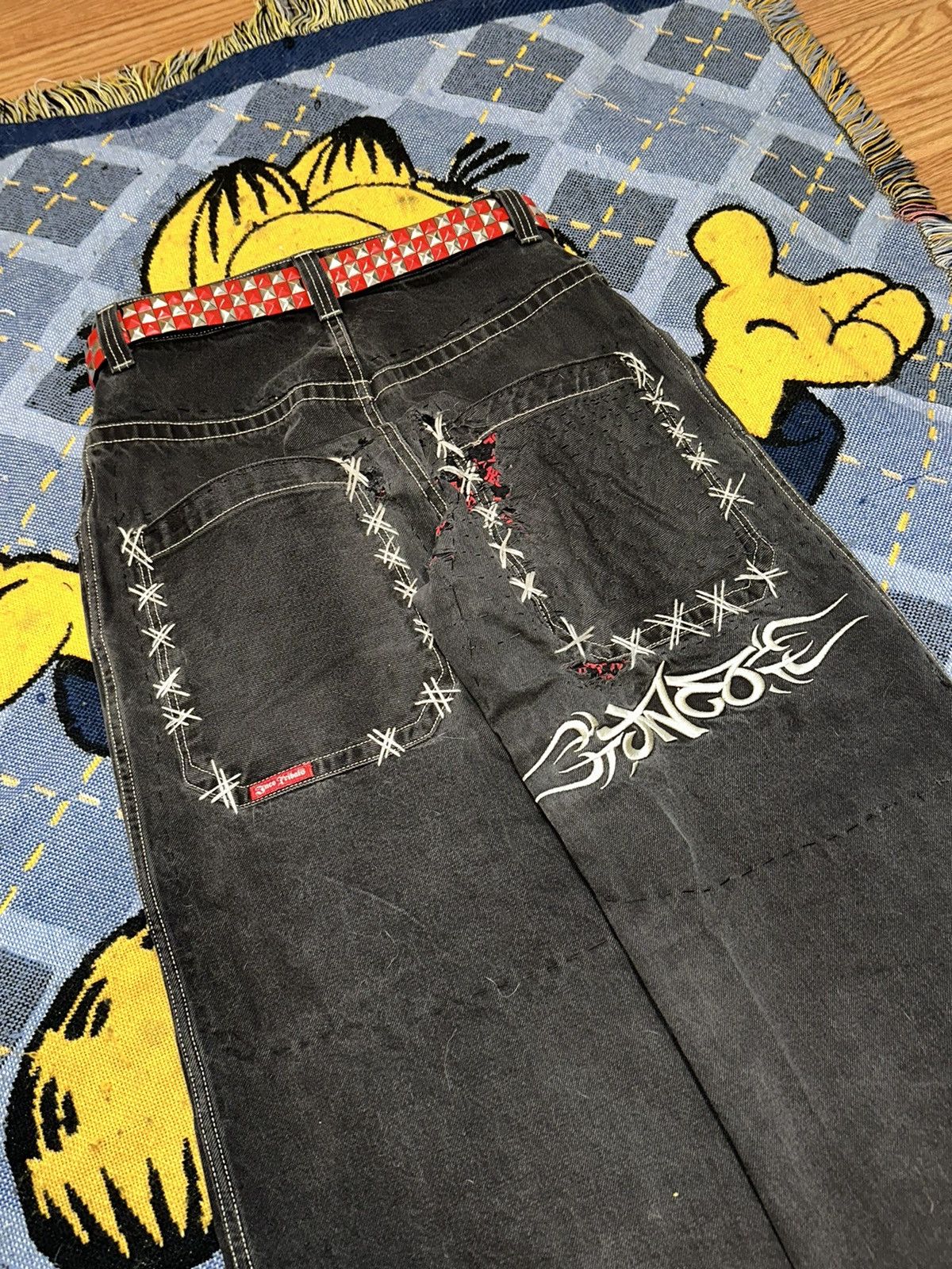 Jnco × Streetwear × Vintage Vintage Custom Jnco Jeans Tribal Snakebites ...