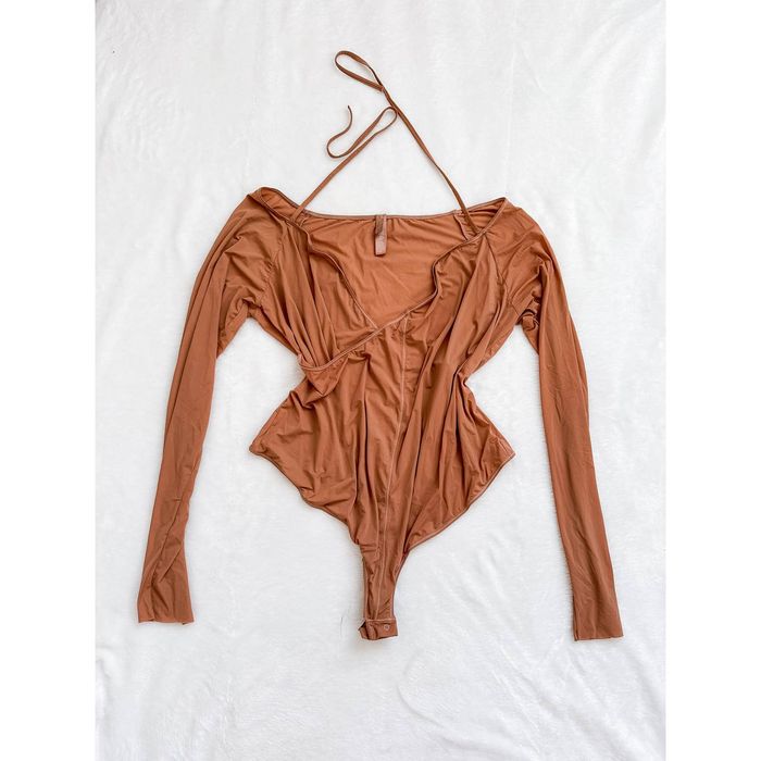 Designer Skims Jelly Sheer Off The Shoulder Bodysuit | Grailed