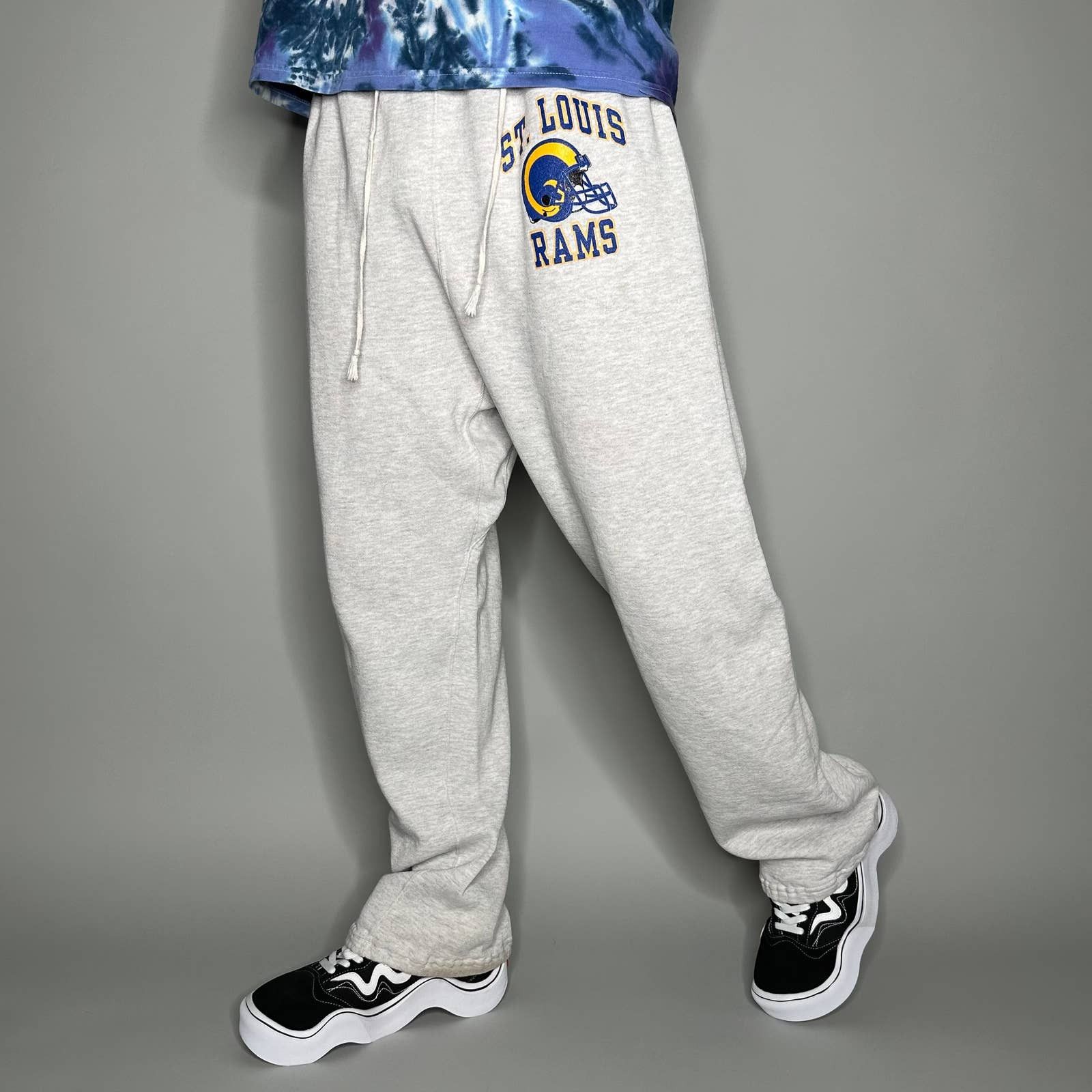 Vintage Vintage St Louis Rams Russell Sweatpants Baggy Fit Grey 90s ...