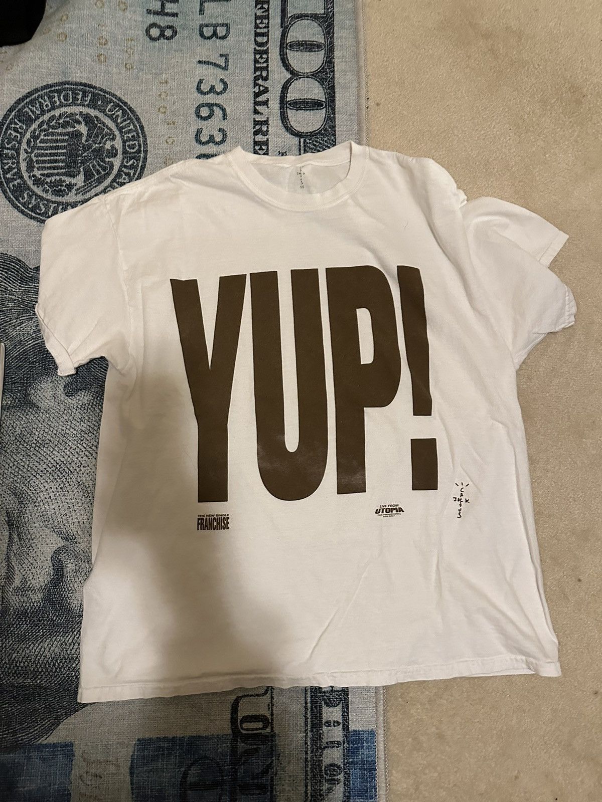 Travis Scott travis scott yup tee | Grailed