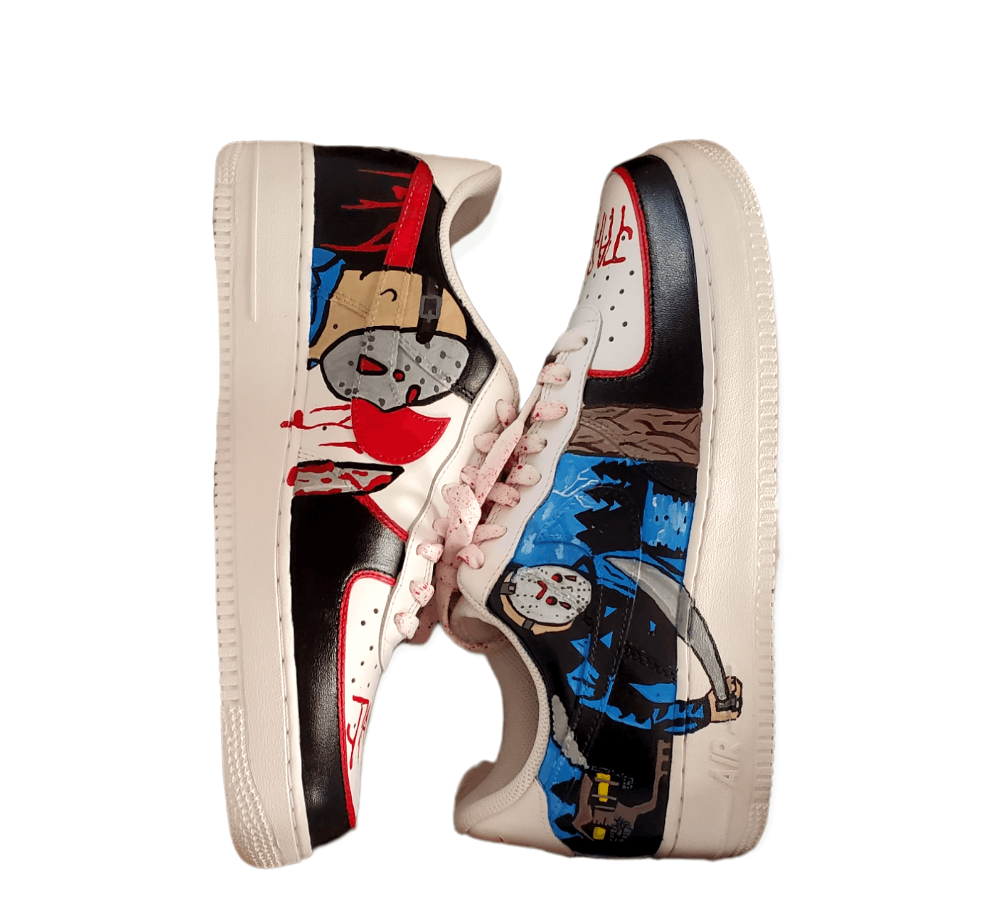 Nike Custom Jason Voorhees AF1s | Grailed