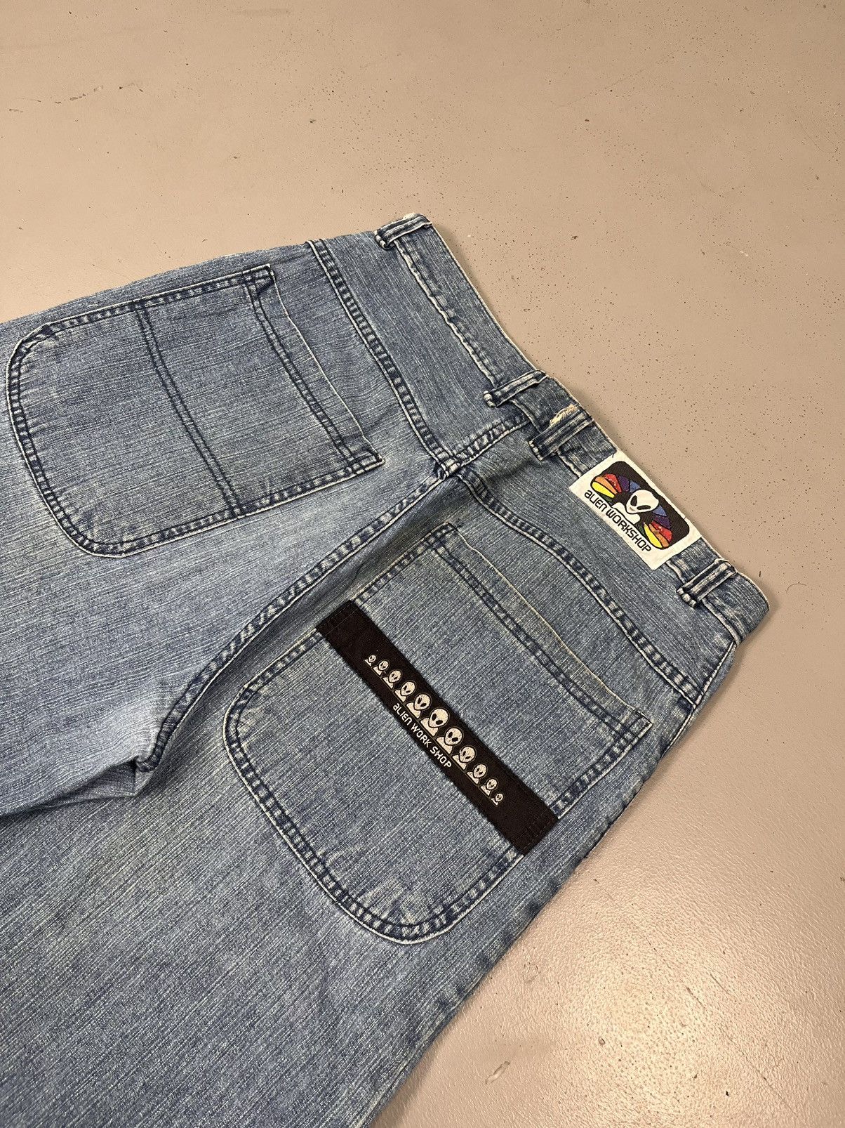 Alien Workshop × Jnco × Streetwear 90s Vintage Alien workshop baggy ...