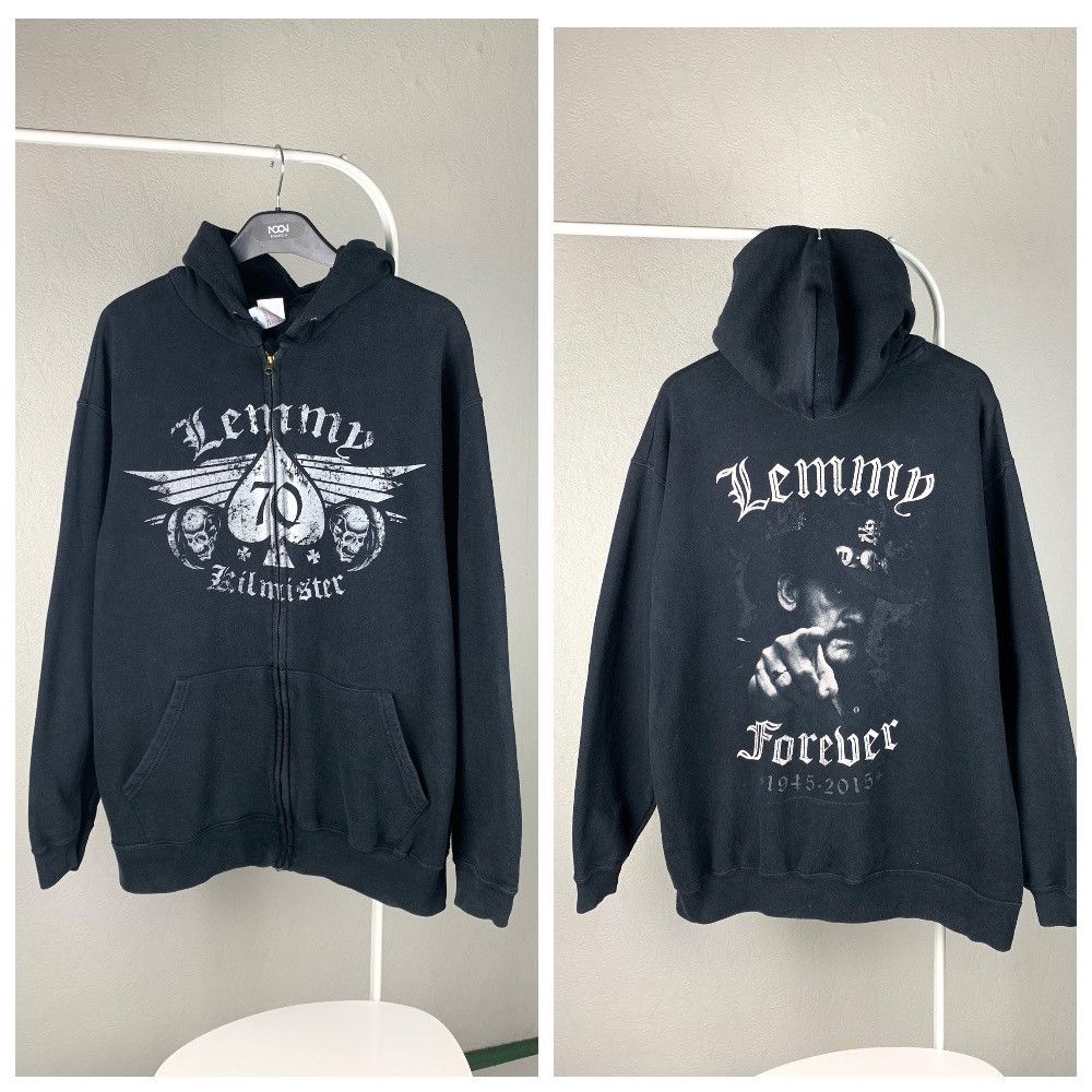 Vintage Lemmy Kilmister Motorhead Zip Hoodie Rock Band WWE Vintage ...