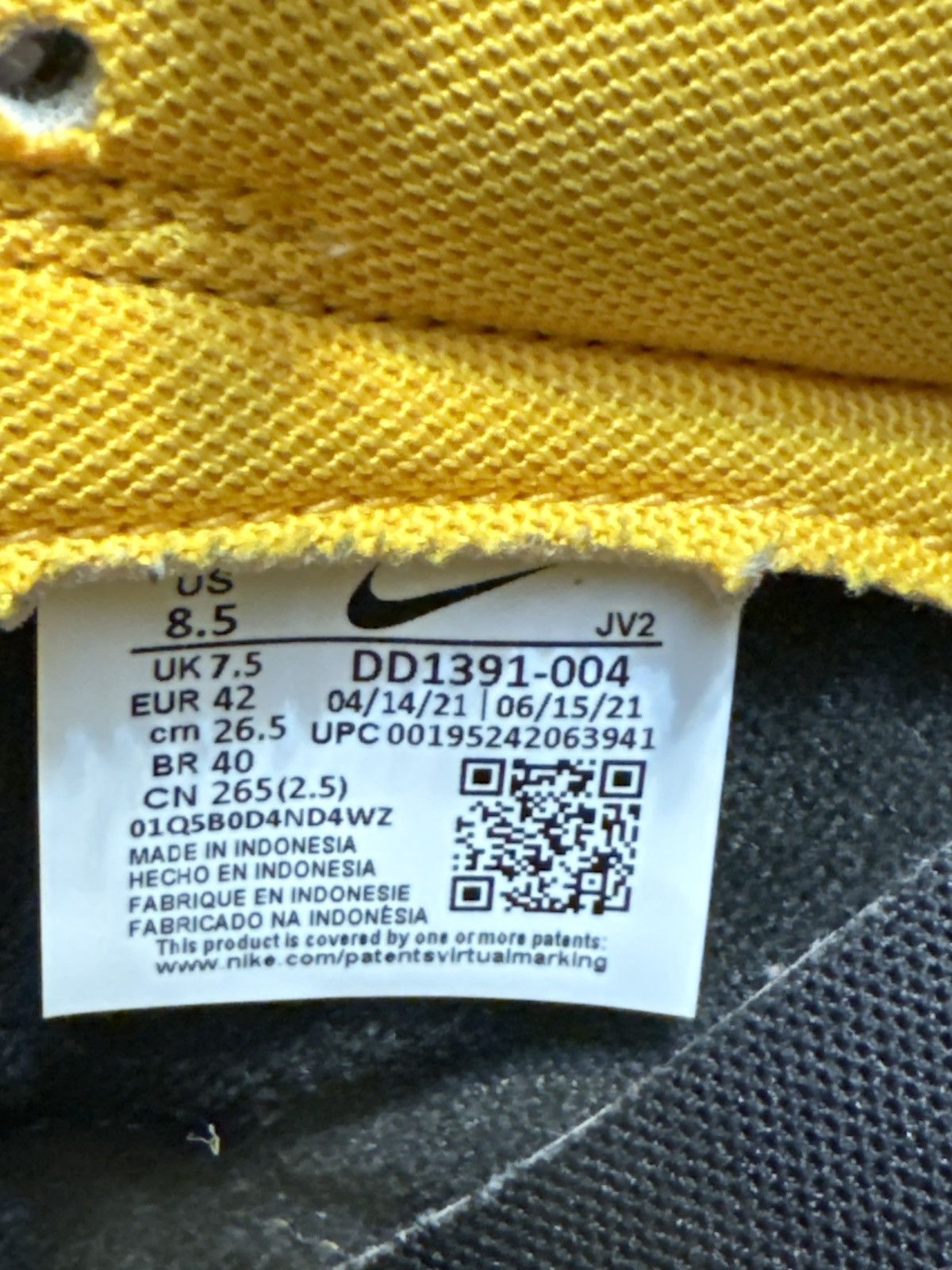Nike Dunk low “goldenrod” | Grailed