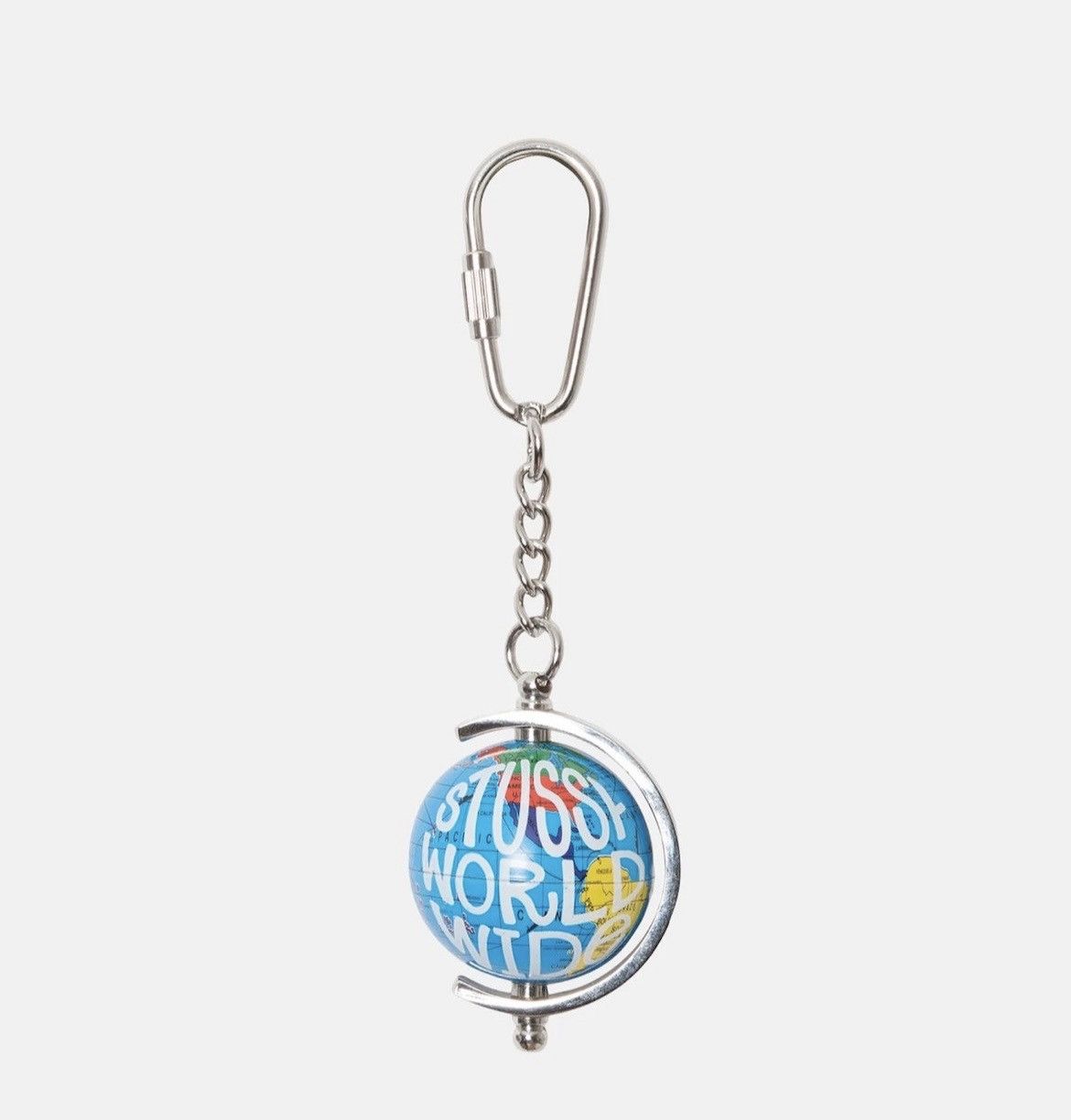 Stussy Stussy Globe Key Chain In hand | Grailed