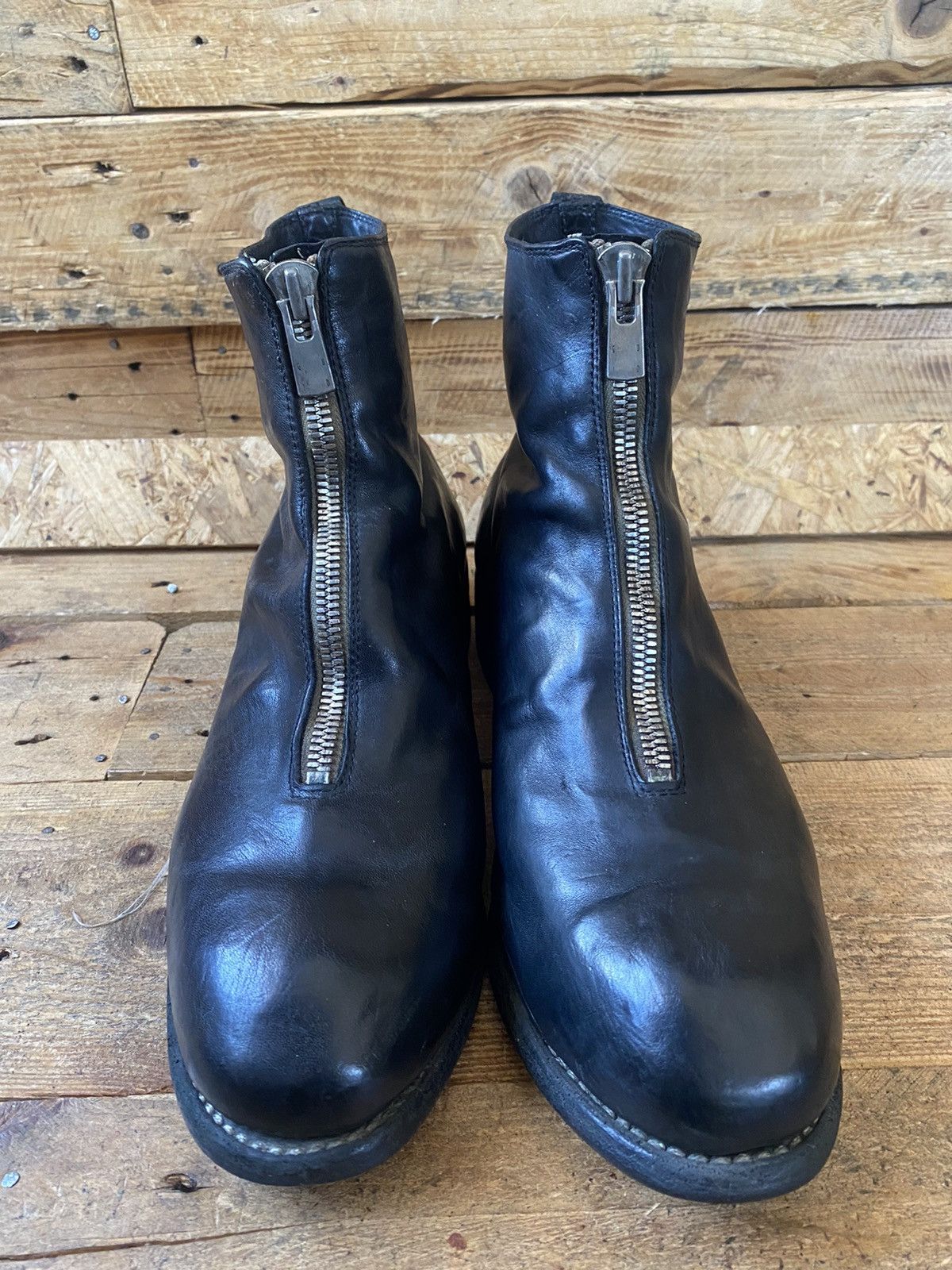 Avant Garde × Guidi Guidi pl2 black leather boots sz 43 | Grailed