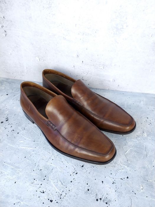 Paraboot PARABOOT all leather loafers mounted Bolognese | Grailed