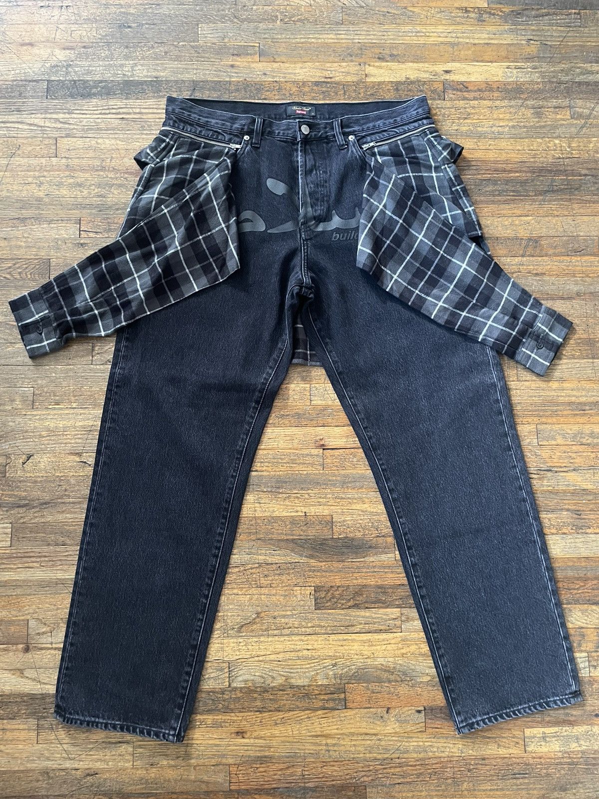 Supreme Supreme Undercover Layered Flannel Jeans | Grailed