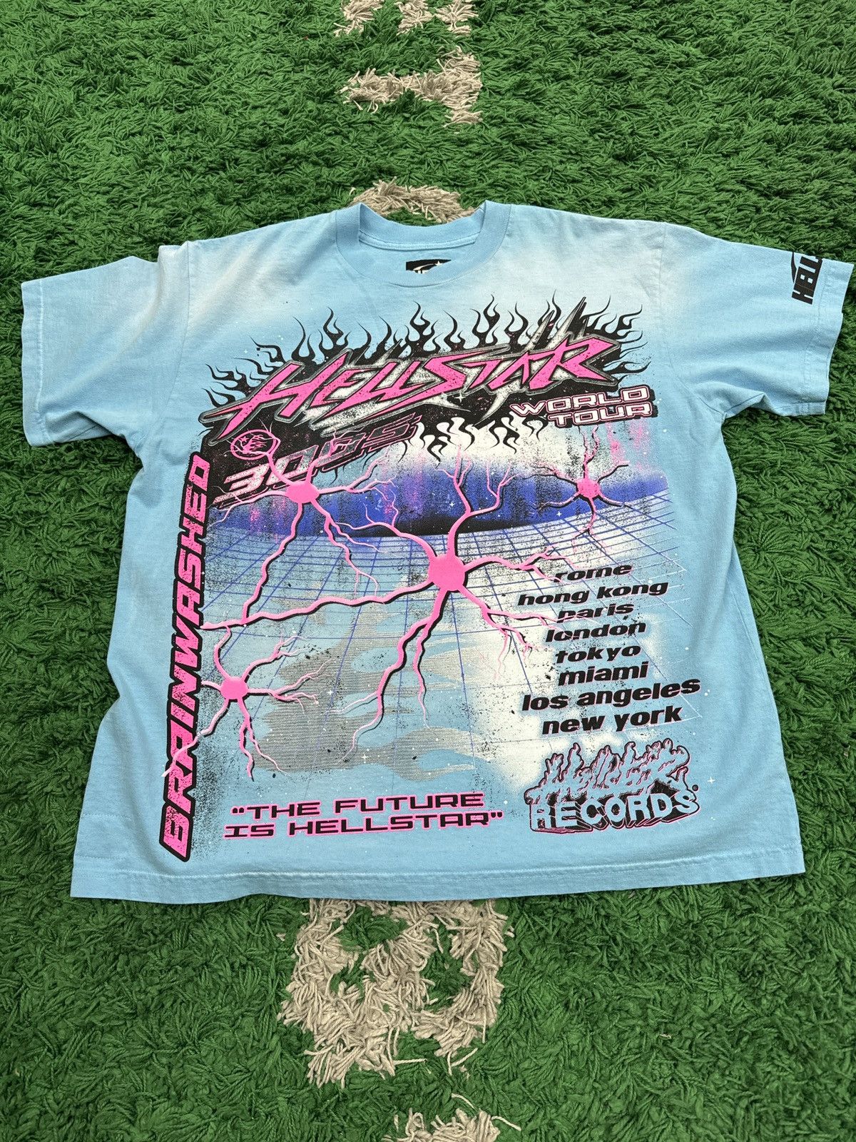 HELLSTAR Hellstar neuron tour t-shirt | Grailed