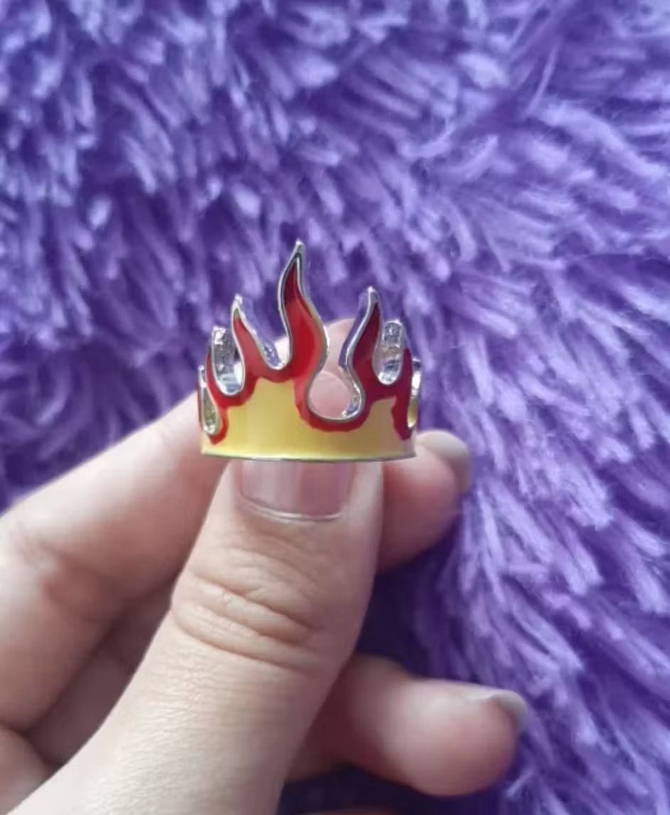 Streetwear Punk Fire Ring | Grailed