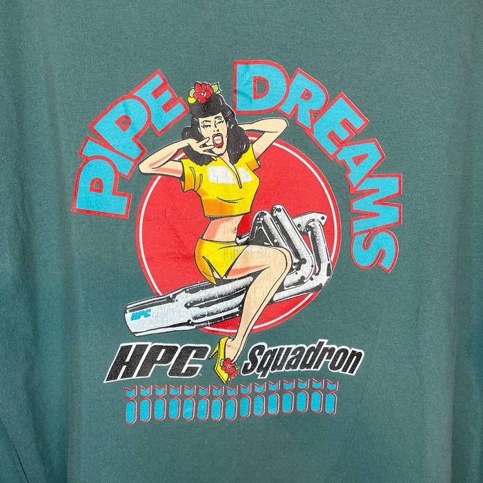 Anvil Vintage “Pipe Dreams” HPC Pin Up Girl Single Stitch T-Shirt | Grailed