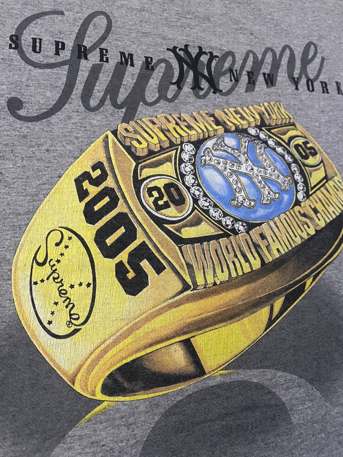 Supreme 2005 Championship Ring Tee | Grailed