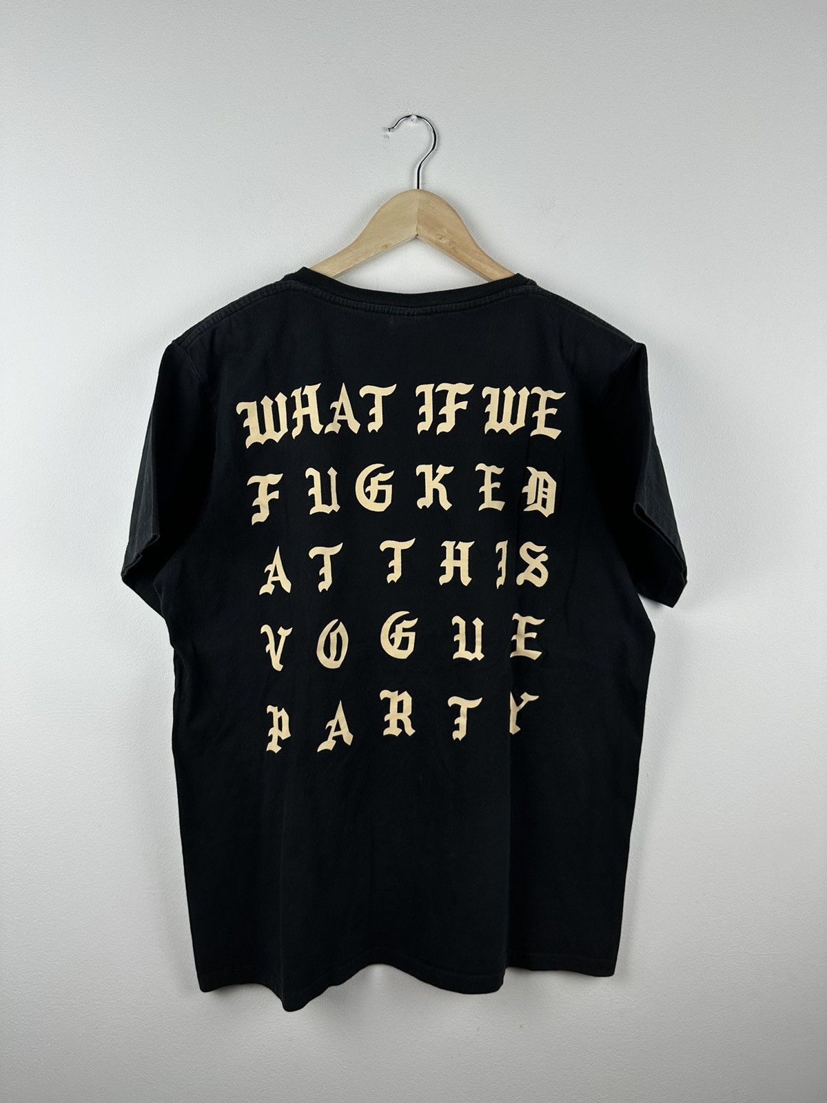 Kanye West Gildan Kanye West Paris Vogue Party Tee Vintage Ye Drip ...