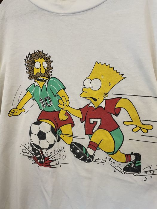 Vintage The Simpsons Soccer Vintage Tees | Grailed
