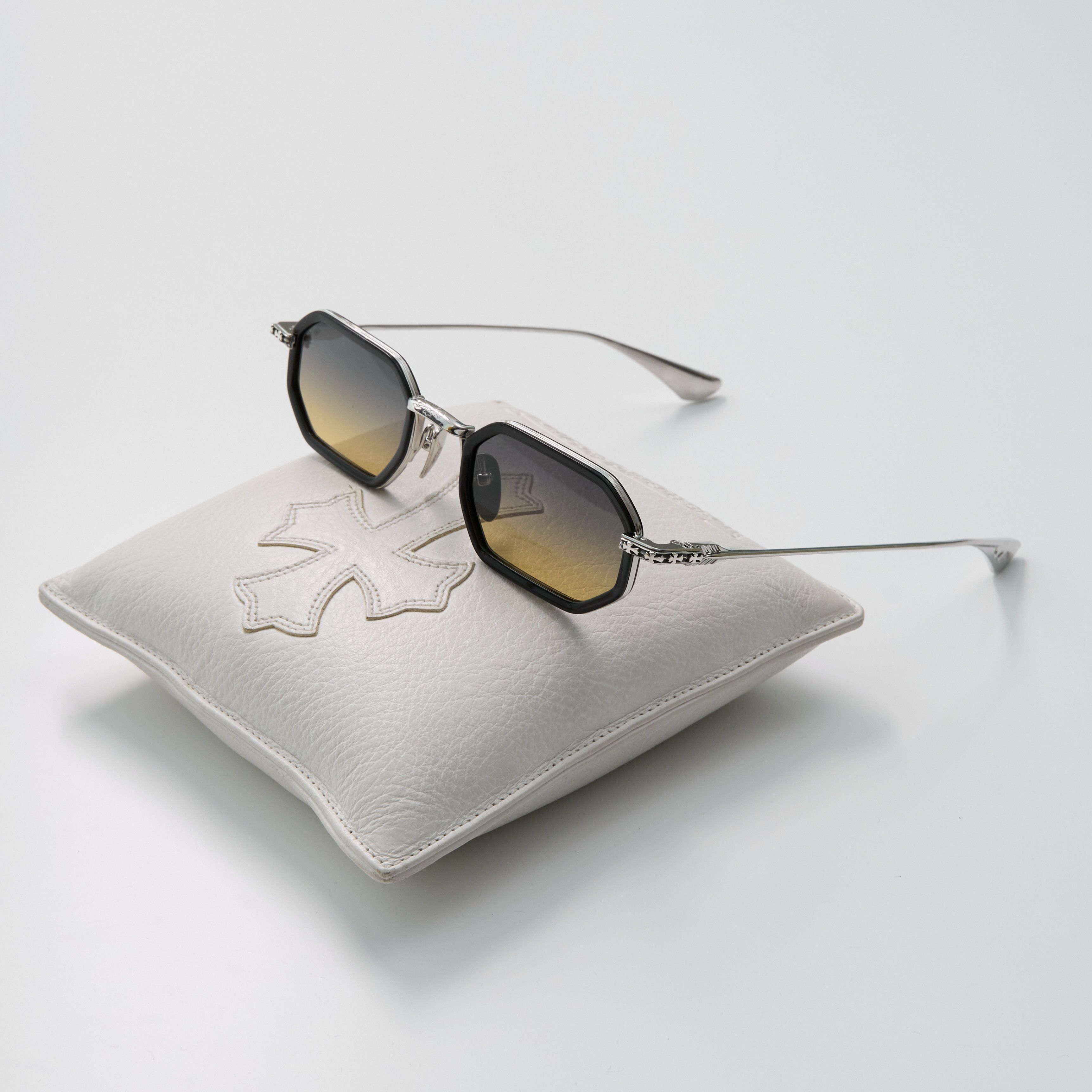 Chrome Hearts CHROME HEARTS STYLIDA BLACK/SHINY SILVER-SUN | Grailed