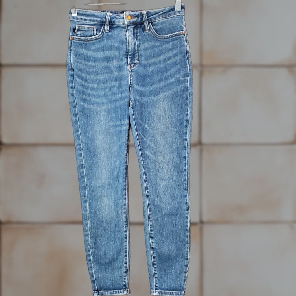 Denime Judy Blue Women Jeans 26 Blue Denim Skinny Mid Rise 5-Pocket ...