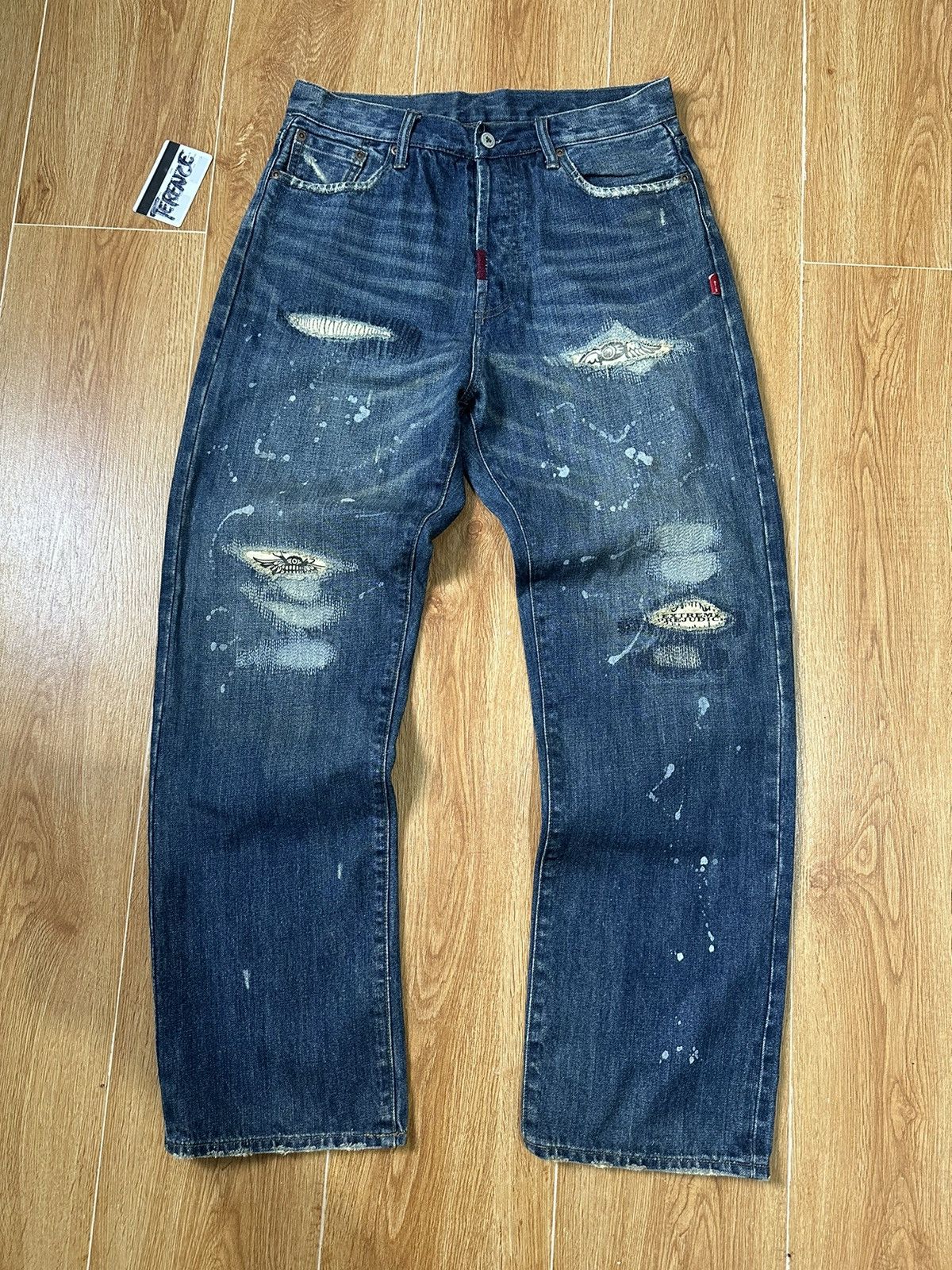 Wtaps WTAPS Red Dawn OL Dirty Selvedge Jeans | Grailed