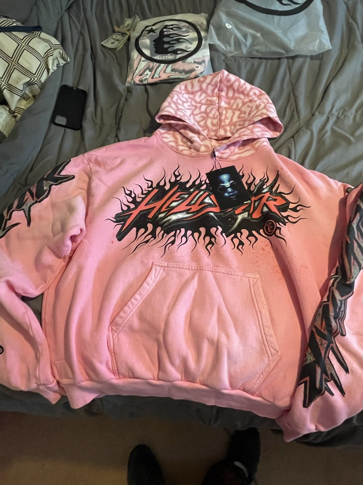 HELLSTAR Brainwashed hoodie with brain | Grailed