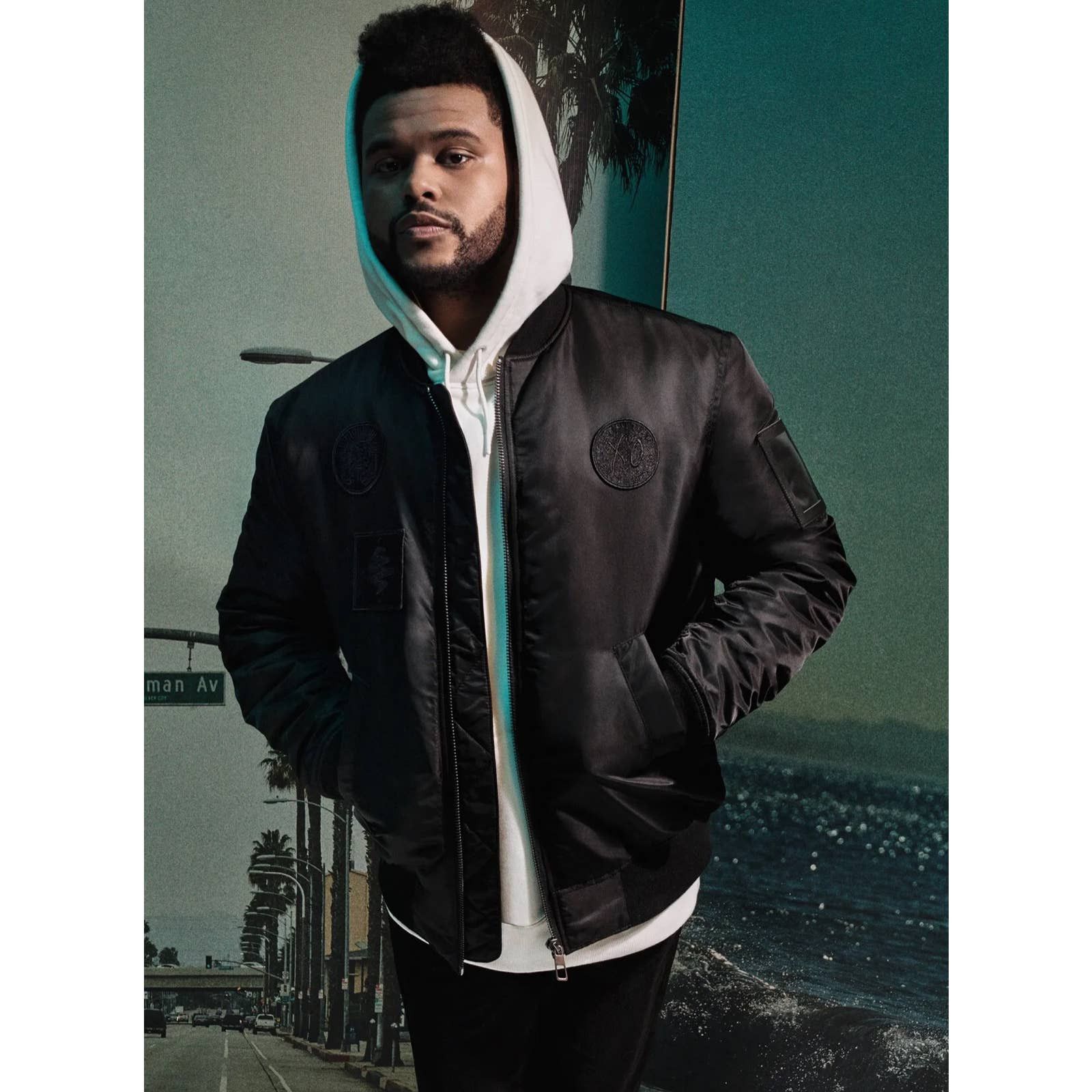 H&M × The Weeknd The Weeknd x H&M Bomber Jacket | Grailed