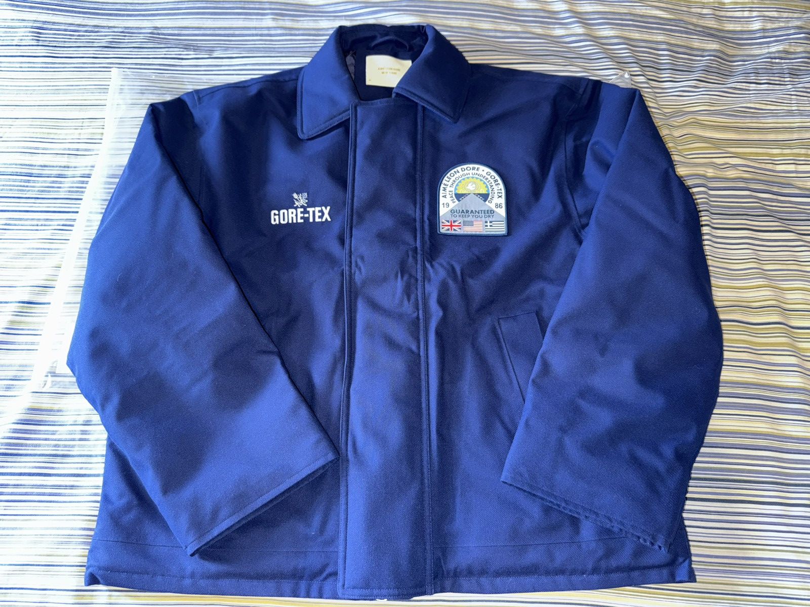 Aime Leon Dore Aime Léon Dore collegiate popover jacket in Aime Leon Dore Aime Léon Dore collegiate popover jacket in