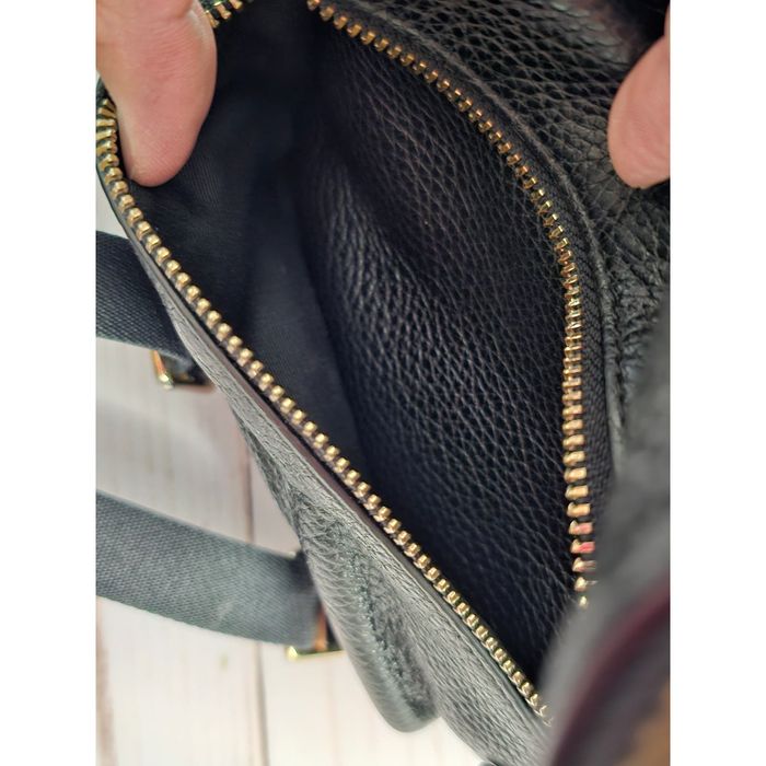 Coach Coach Black Pebble Leather Mini Charlie Backpack Purse | Grailed