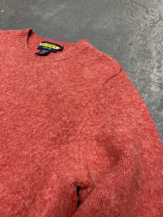 Ralph Lauren RUGBY RALPH LAUREN LIGHT RED WOOL SUEDE ELBOW PATCH ...