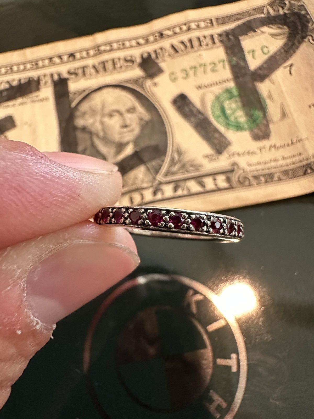 Chrome Hearts Chrome Hearts Ruby Spacer Ring | Grailed