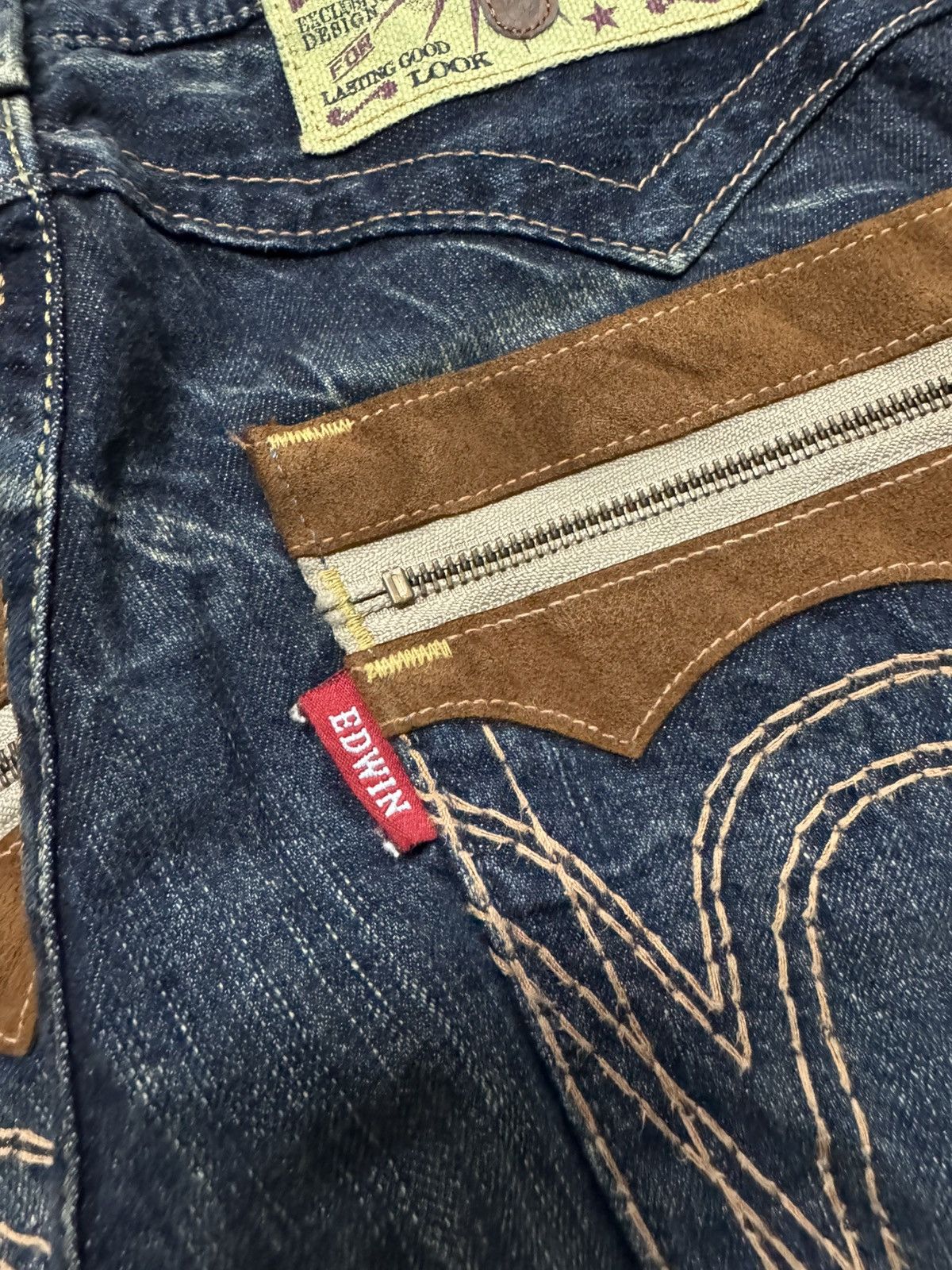 Edwin × Japanese Brand × Le Grande Bleu (L.G.B.) 💥BUFFALO HEAD Rare💥90s ...