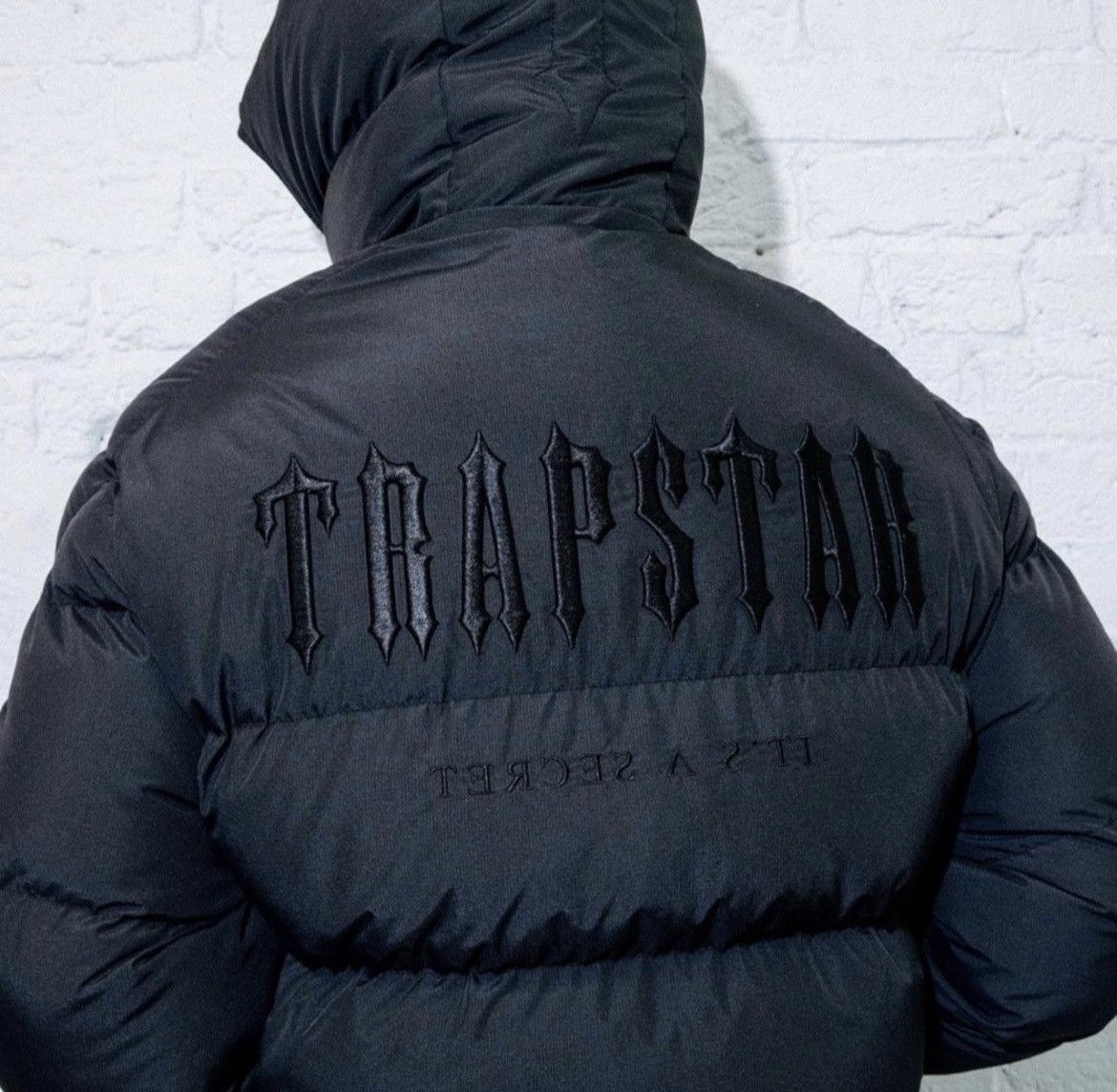Trapstar London Trapstar Decoded 2.0 Hooded Puffer Jacket (Blackout ...