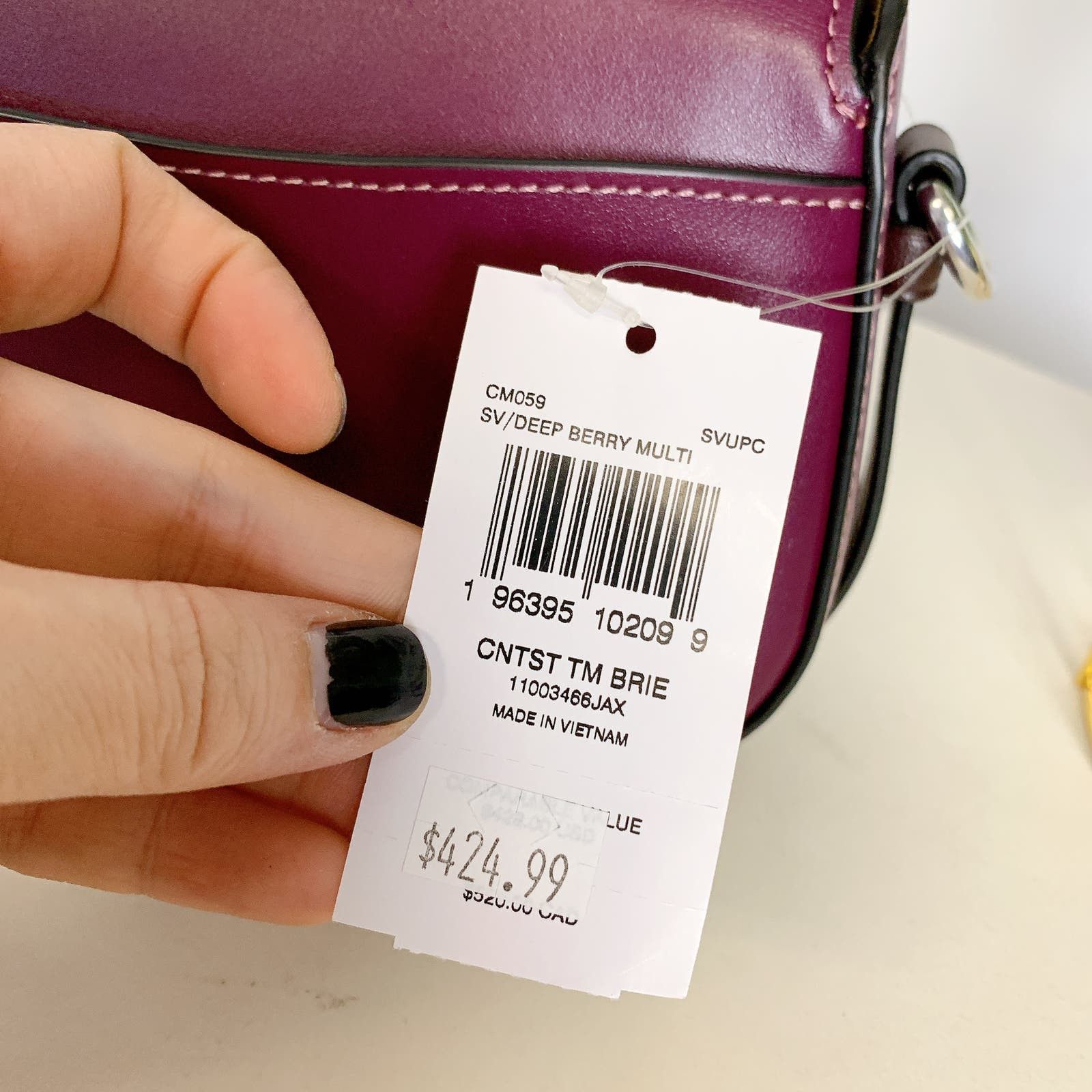 Coach Coach CM059 Brie Shoulder Bag IN DEEP BERRY MULTI | Grailed
