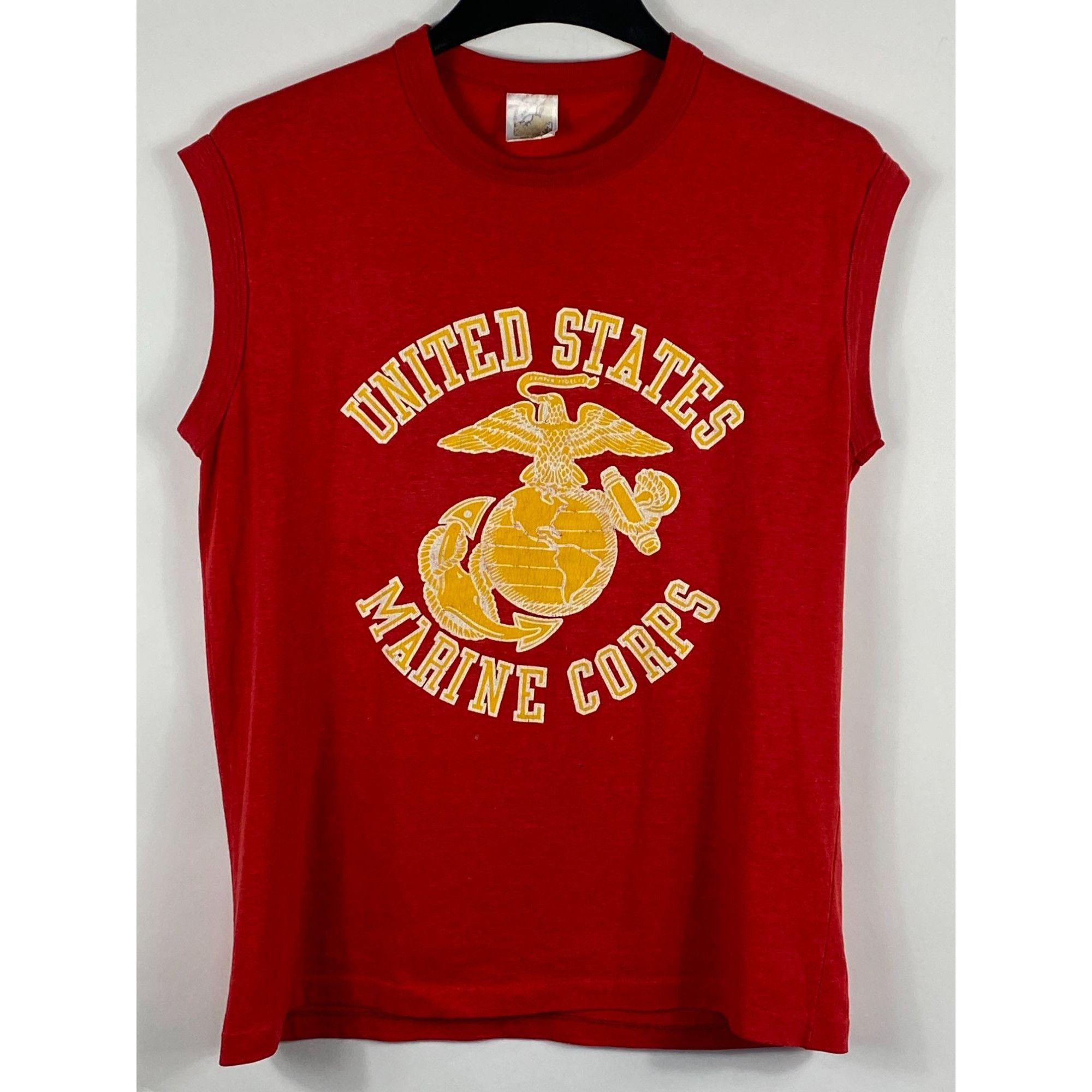 Other × Vintage Vintage United States Marine Corps Sleeveless Tee Shirt ...