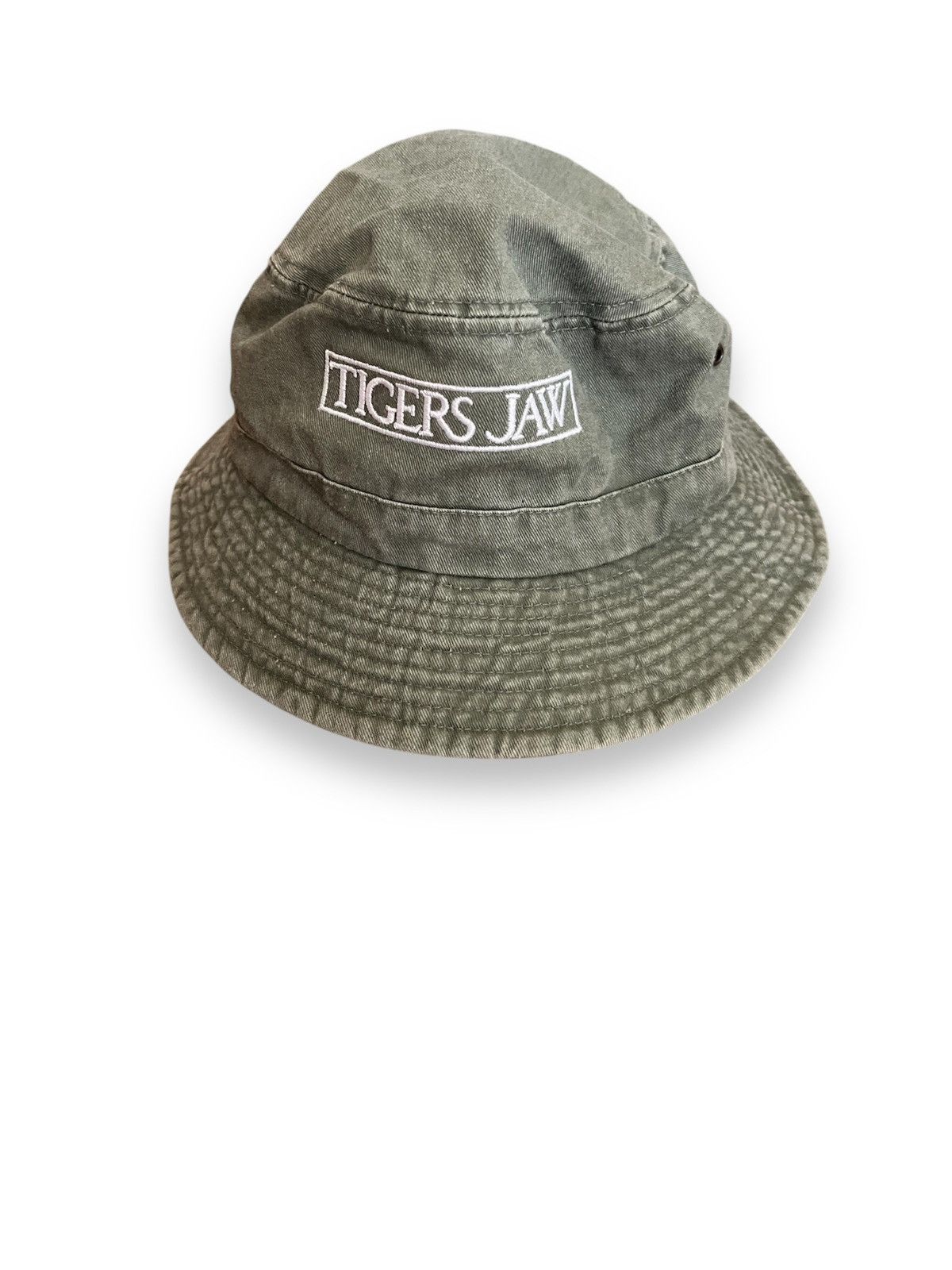 Band Tees Tigers Jaw Bucket Hat in Khaki | Grailed