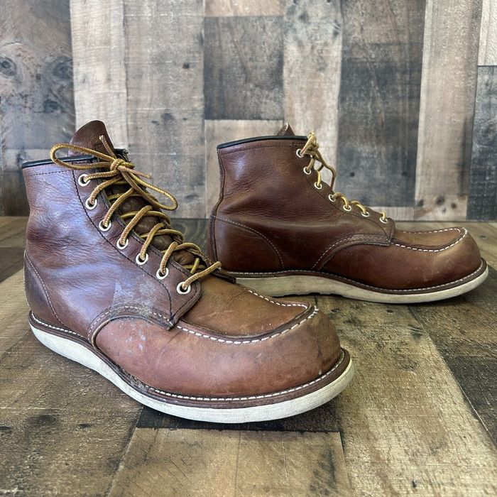 Red Wing Red Wing Heritage 8138 Moc Toe Briar Oil Slick Boots 10.5 EE ...